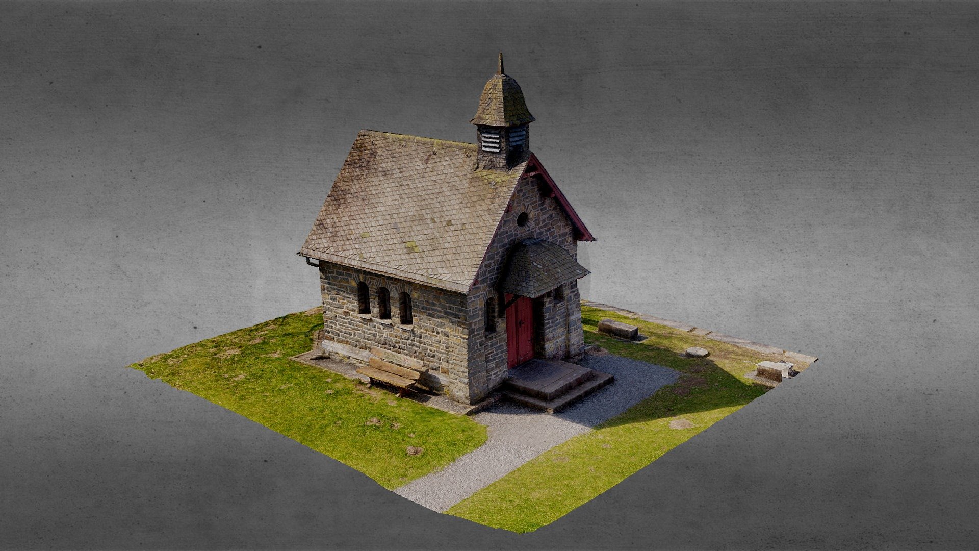 Small Chapel in Monschau/Germany - 3D model by aerial-solutions.de ...