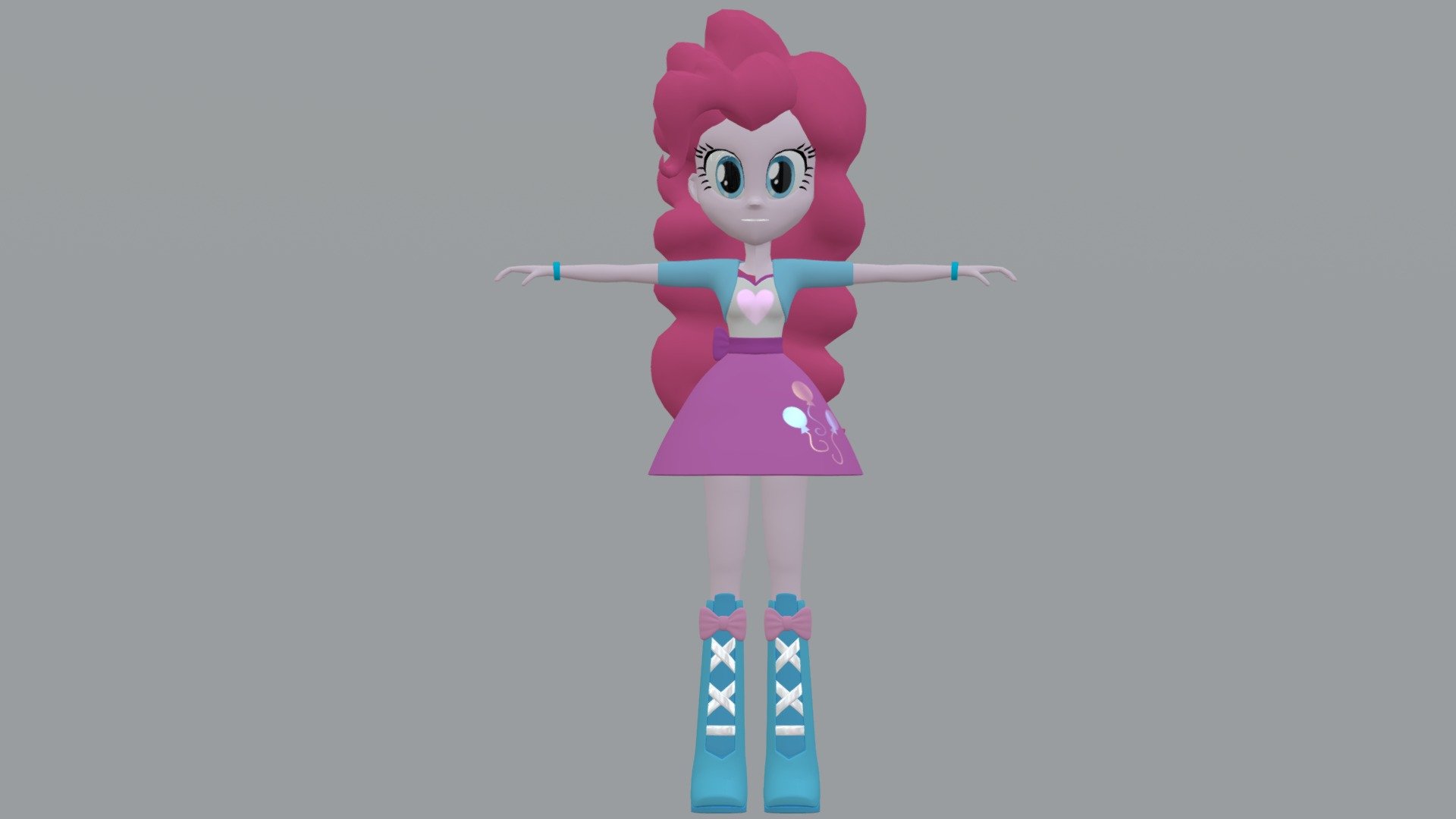 EQG Pinkie Pie 1_0 - 3D model by payton zilla burning 2345jaramillo 04 ...