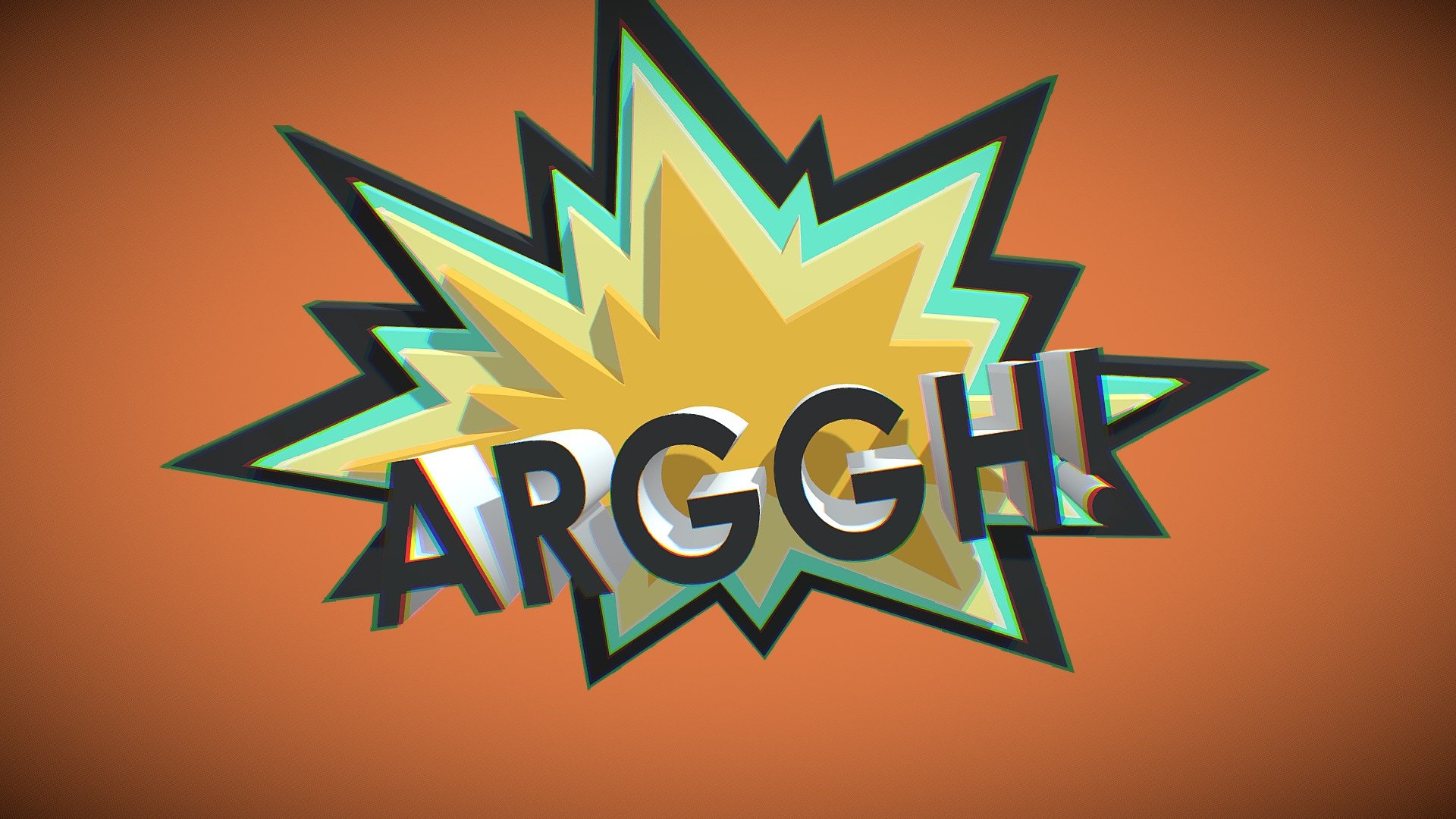 "ARGGH" FX for AR animated - Buy Royalty Free 3D model by KamillaKraus ...