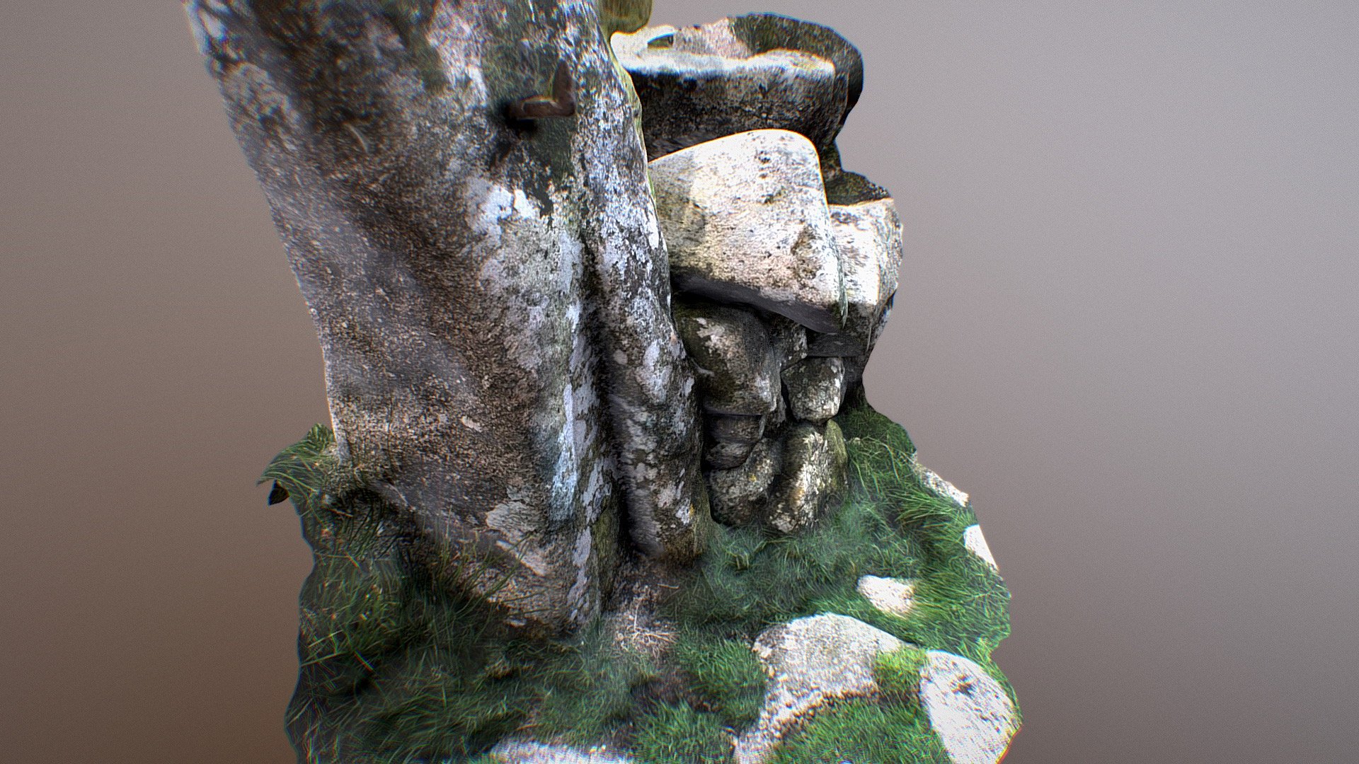 3D scan of a Dartmoor stone post - Download Free 3D model by Florian ...
