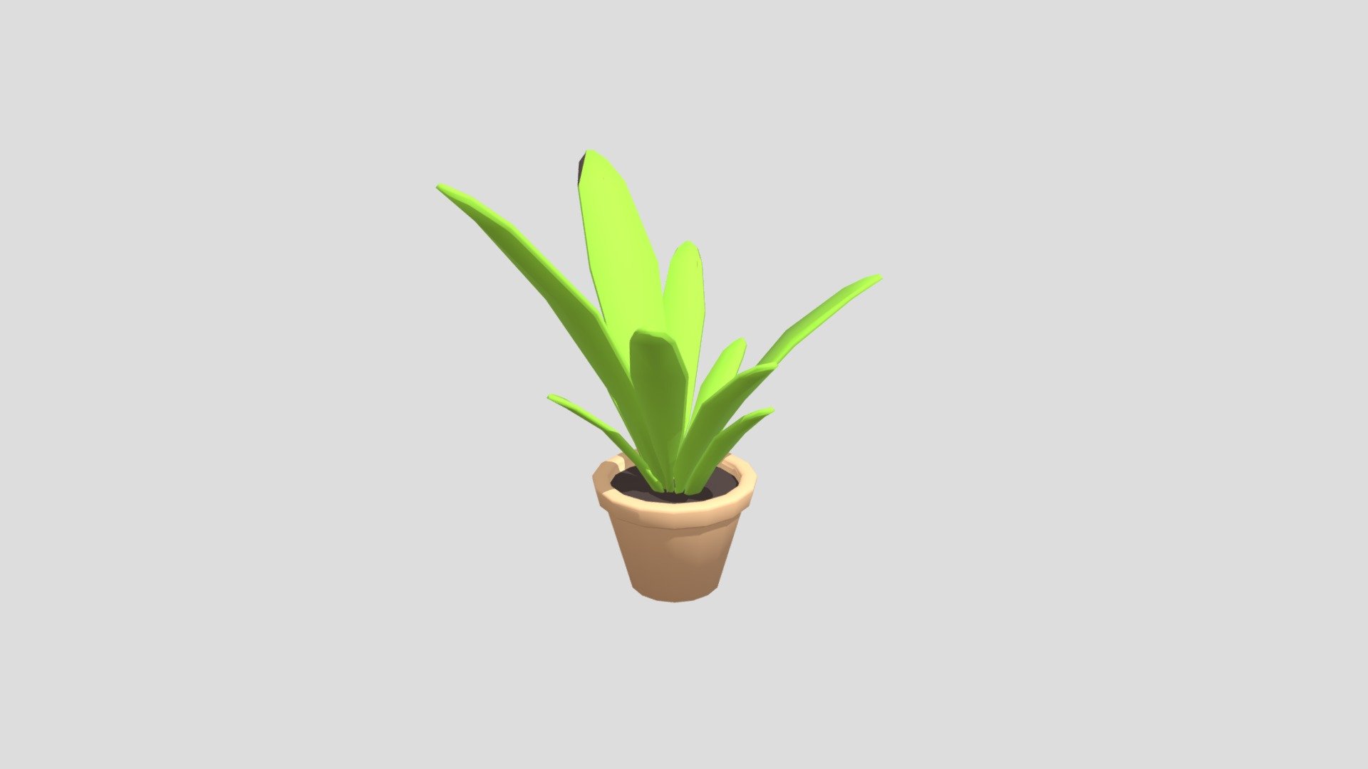 simple green Plants lowpoly - Download Free 3D model by modefact ...