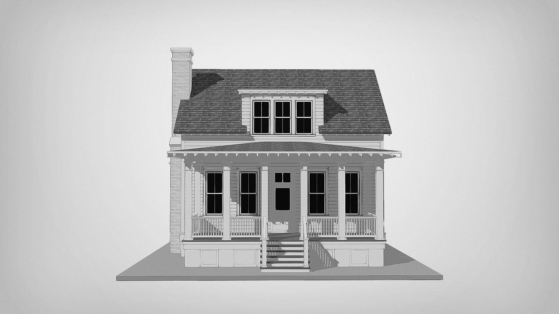 C0391 - Wiggins Street Cottage - 3D model by Allison Ramsey Architects ...