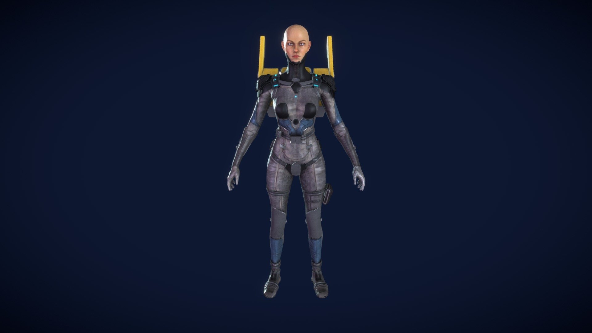 Space Woman - 3D model by daniellemk (@danielle12) [68ff1c3] - Sketchfab