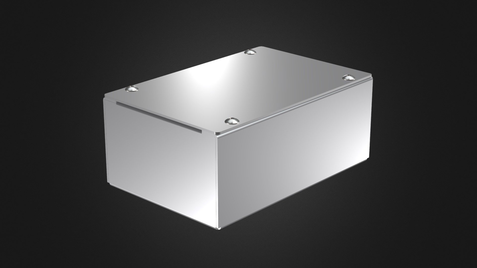 CUSTOM SIZED STAINLESS STEEL BOX - TCS (Small) - 3D model by ...