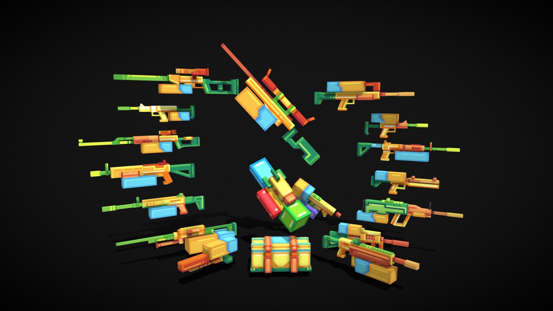 Water Gun skin - 3D model by BasModel (@Thapnarong.Hemgo) [6902194 ...