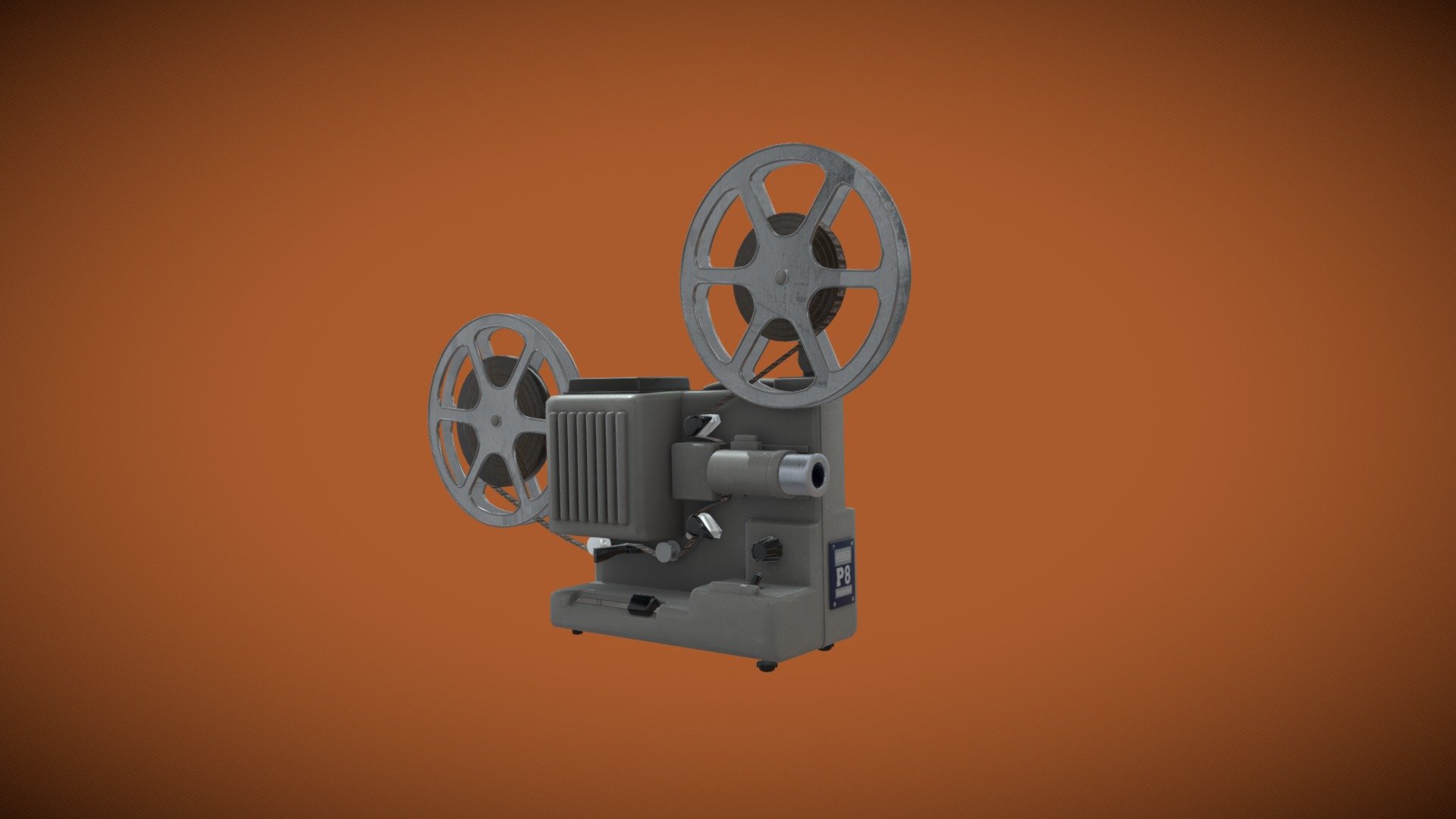 Projector Vintage - 3D model by Josee Giroux (@Teckdana) [69043d5 ...