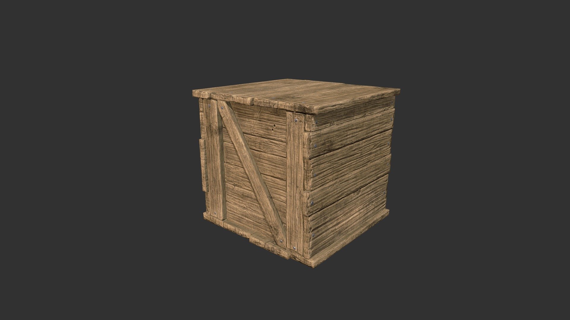 Medieval/Fantasy Wooden Box - 3D model by Gramor [69056df] - Sketchfab