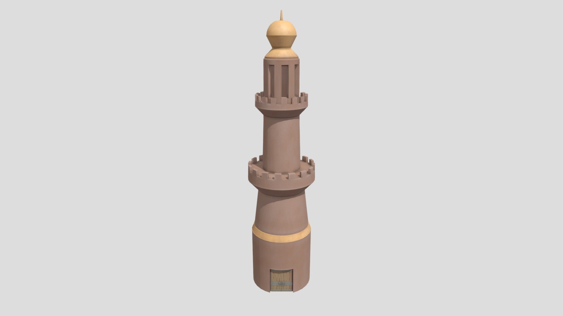 Arabic tower - Download Free 3D model by Anatoli Sechenikov Vasiliev ...