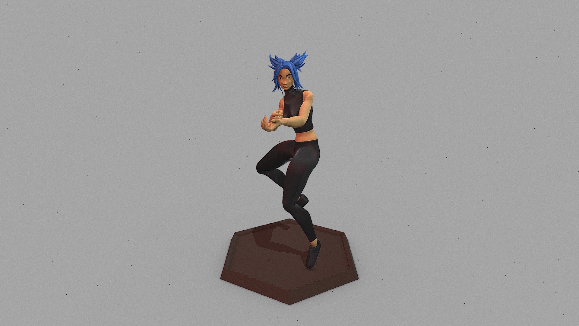Female Model, Study modelling, Valorant Neon - 3D model by joaoanm ...