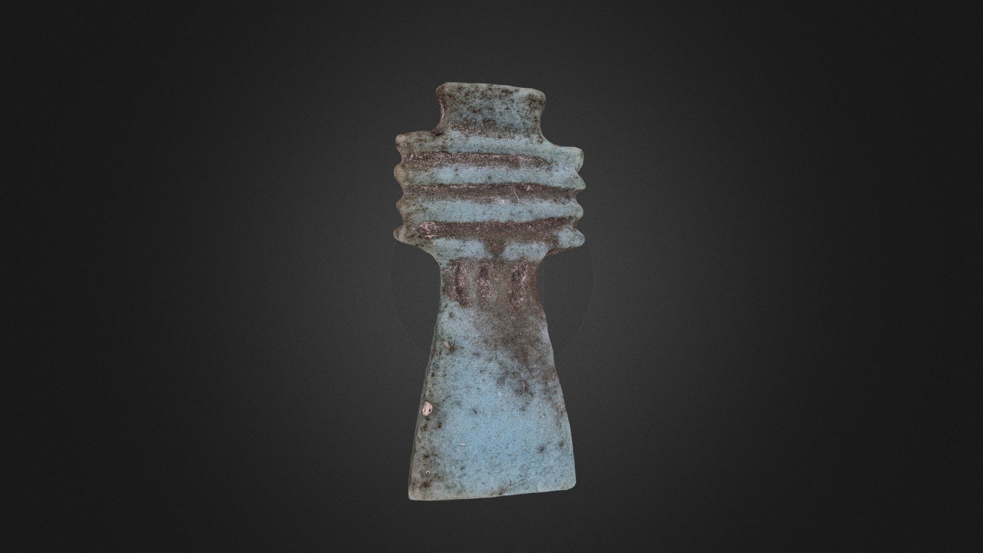 Amulette : pilier Djed - 3D model by Grand Patrimoine de Loire ...