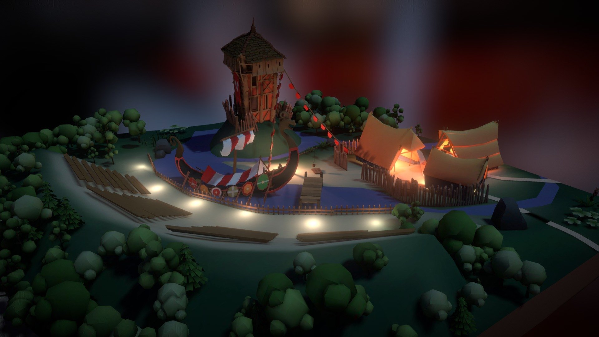 PDF_Viking_night - 3D model by fbourain [6907d84] - Sketchfab