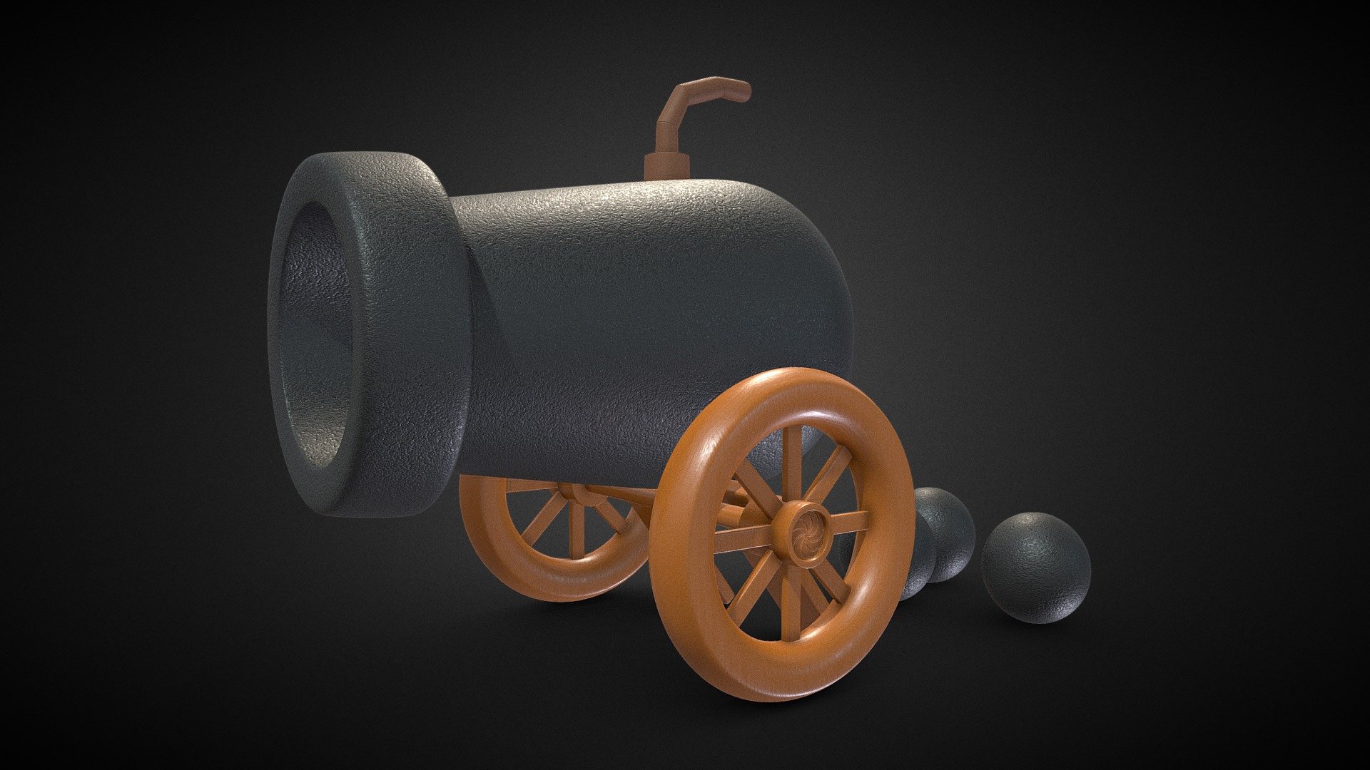 Cannon - 3D model by unrealmahin [6909c45] - Sketchfab