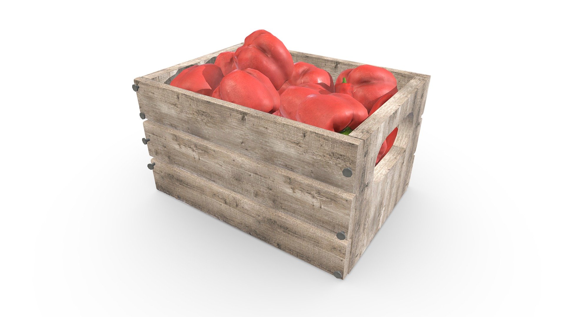 Pepper Crate (Game Ready / 4K PBR) - Download Free 3D model by ...