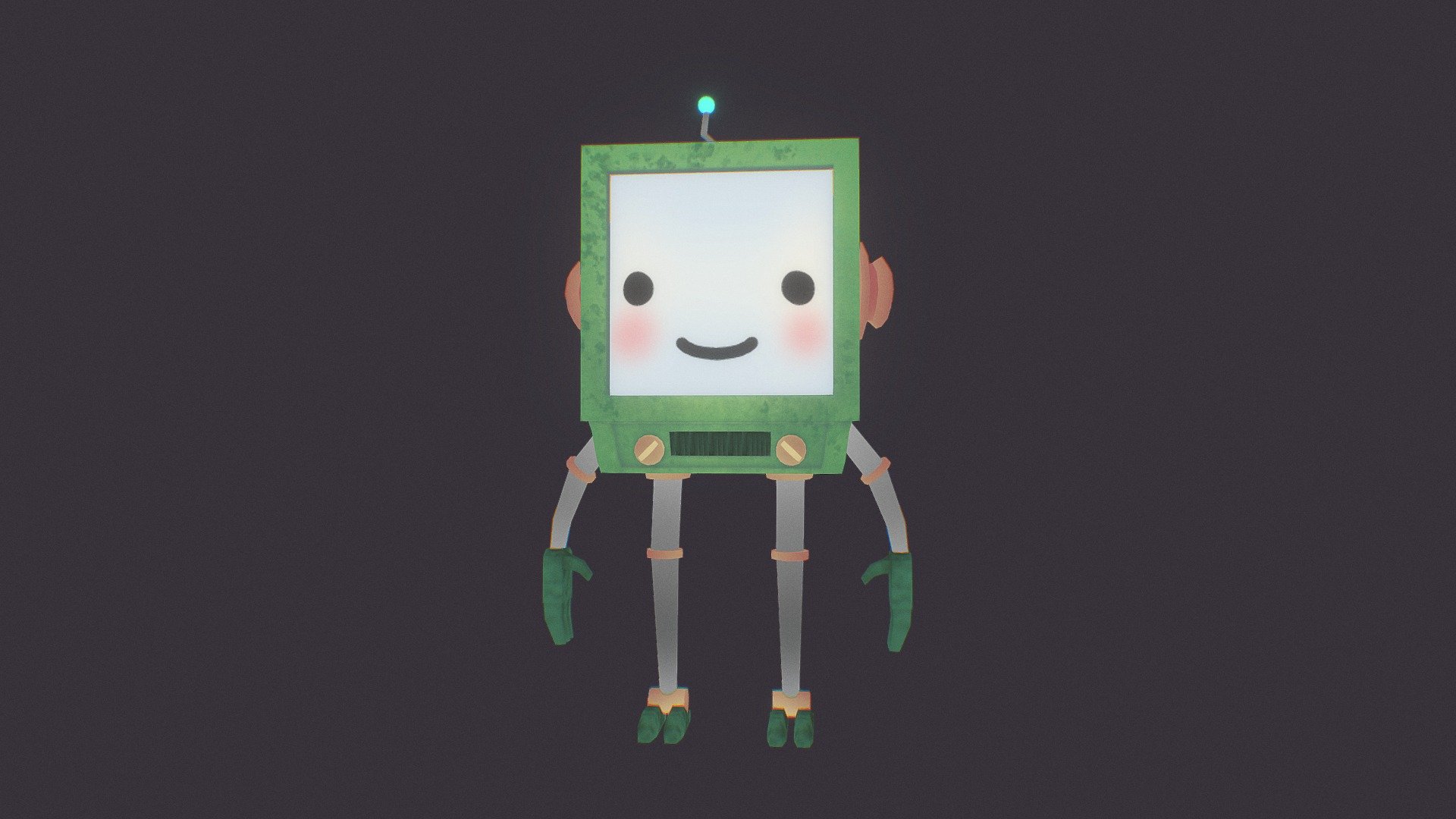 TV ROBOT TOY - 3D model by Daniela Capatina (@DanielaCapatina) [690c547 ...