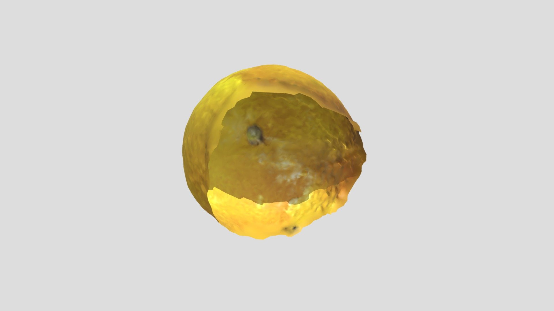 orange peel - Download Free 3D model by suhyunzz1127 [690cd55] - Sketchfab