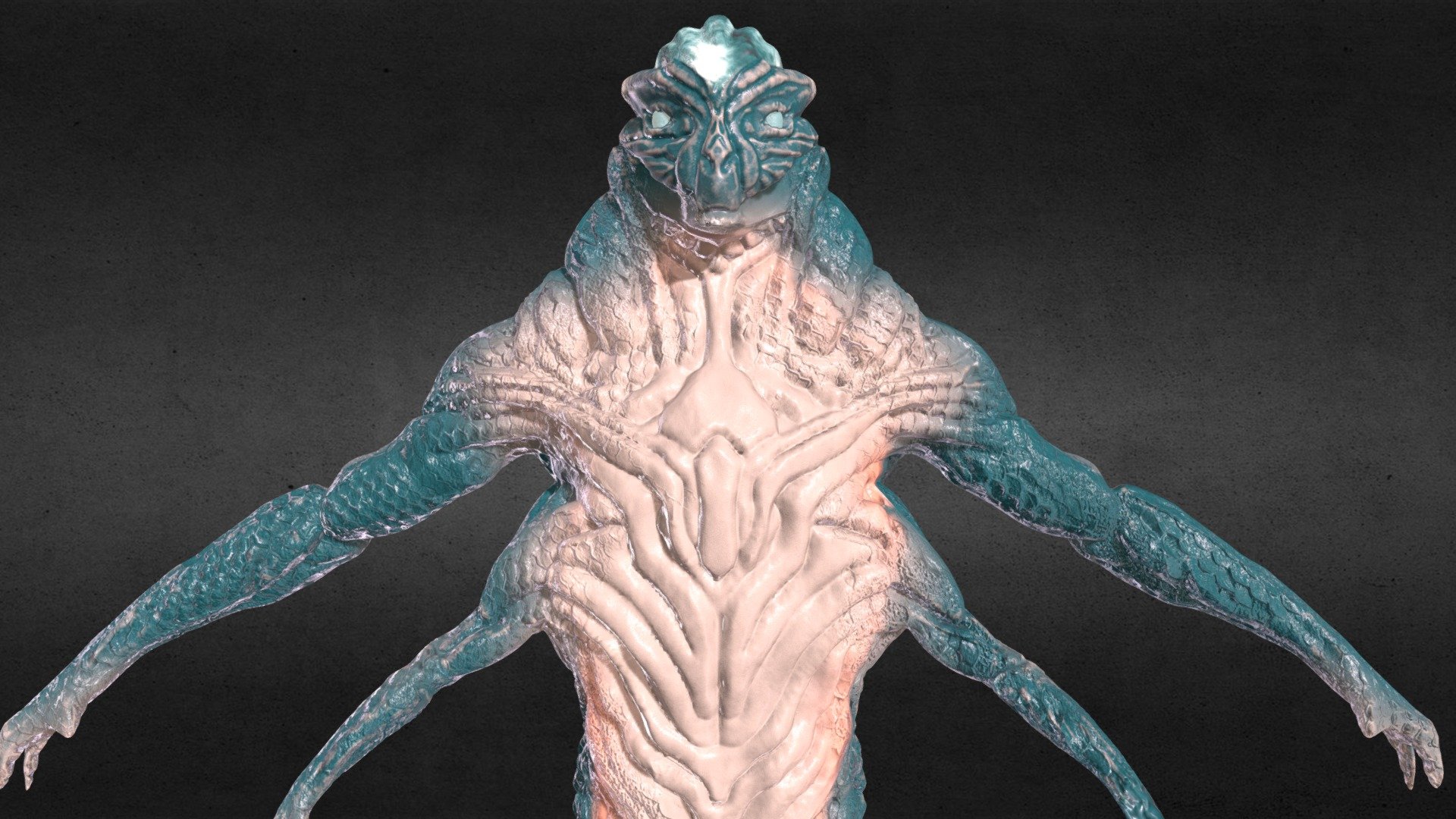Alien 4 arm anatomy sculpt - Download Free 3D model by esposito ...