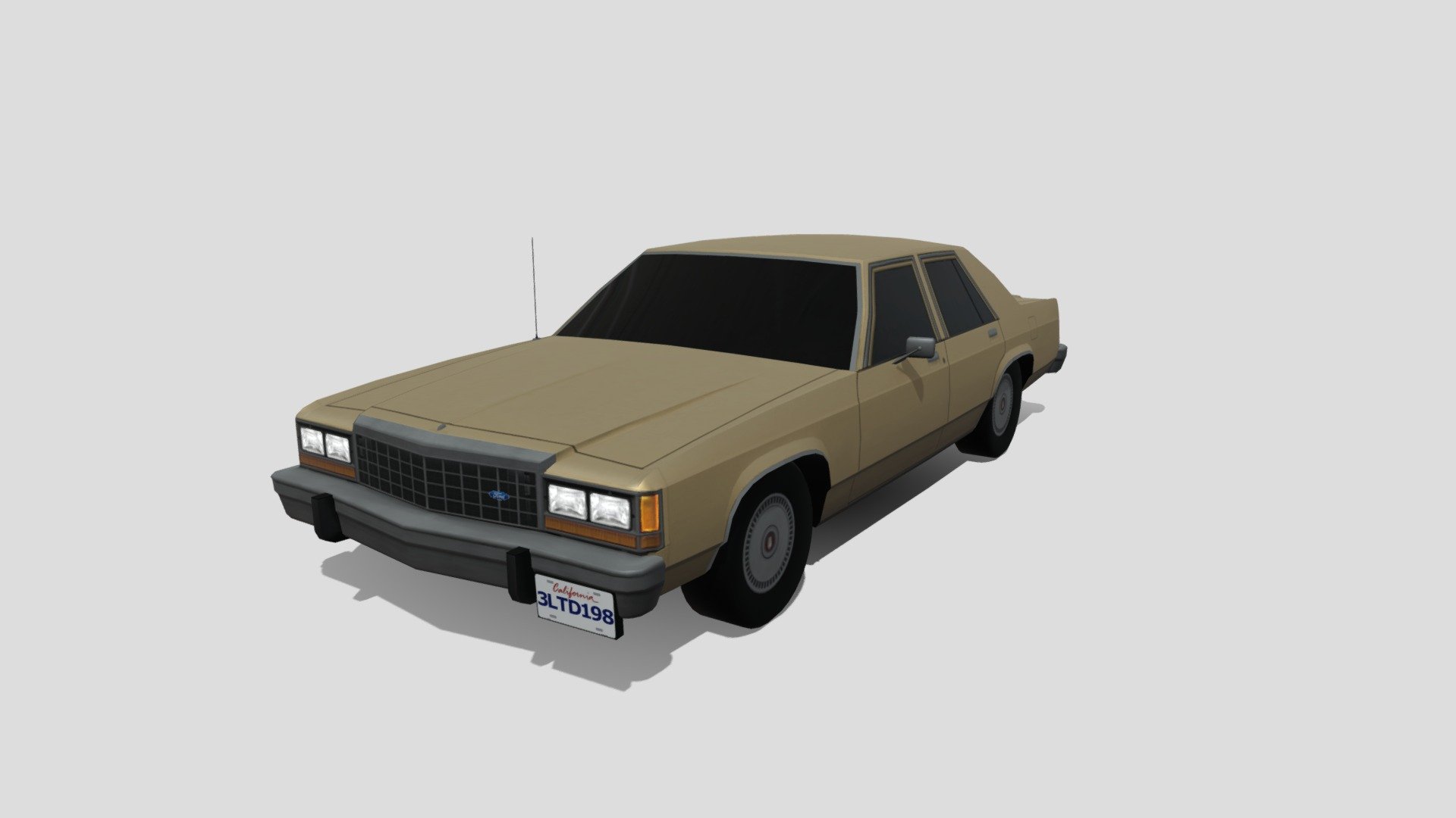 1985 Ford LTD Crown Victoria - 3D model by VeesGuy [690e6f3] - Sketchfab