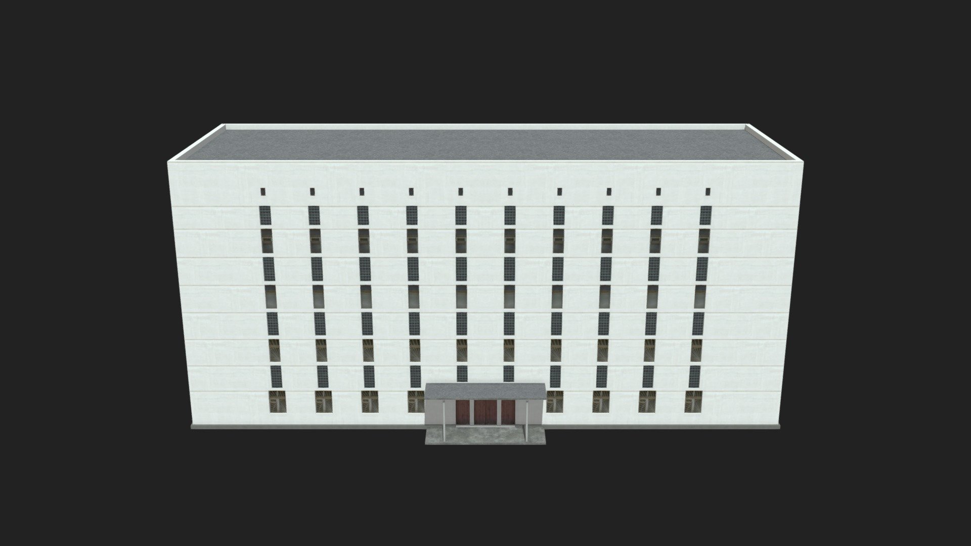 Building - Download Free 3D model by patrakeevasveta [690f930] - Sketchfab