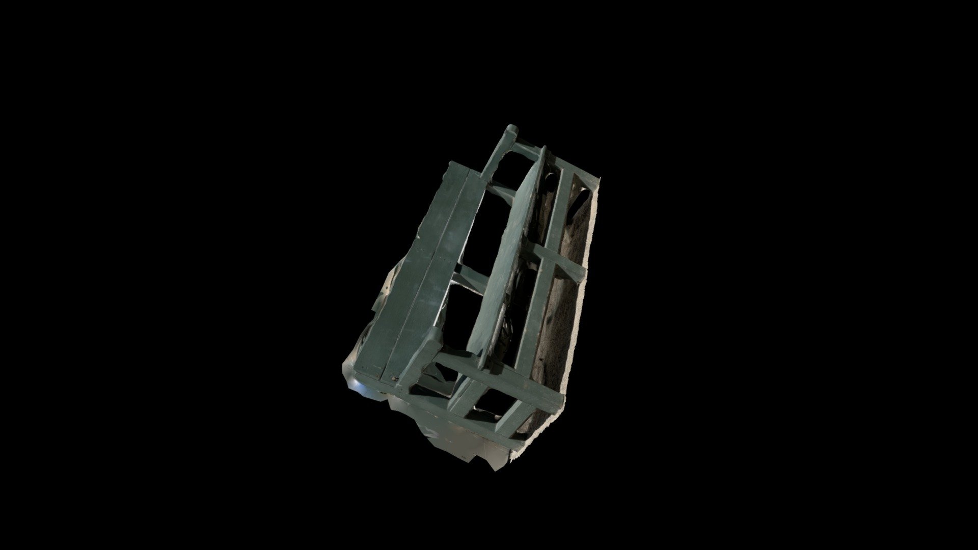 Green Bench - 3D model by Ryan Eble (@eble003) [6910b20] - Sketchfab