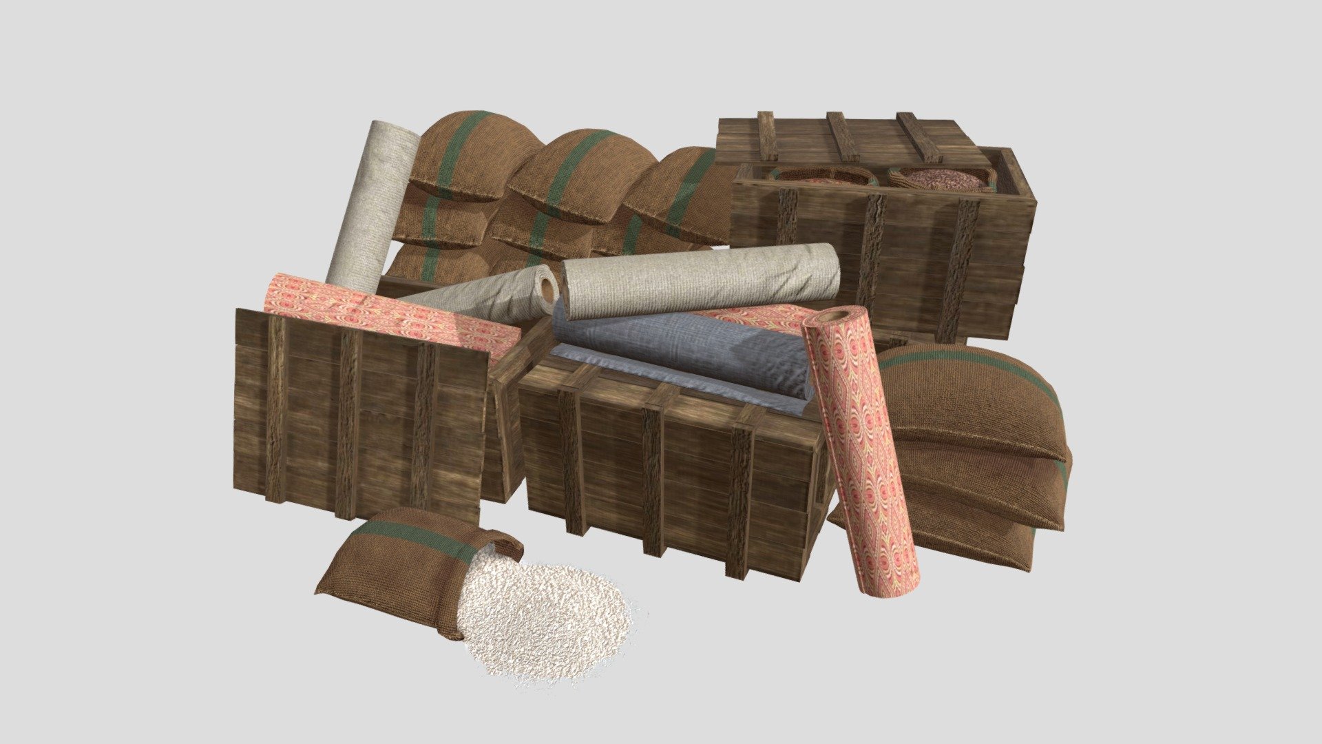 Shipping Goods - 3D model by STB-TC [6911abb] - Sketchfab