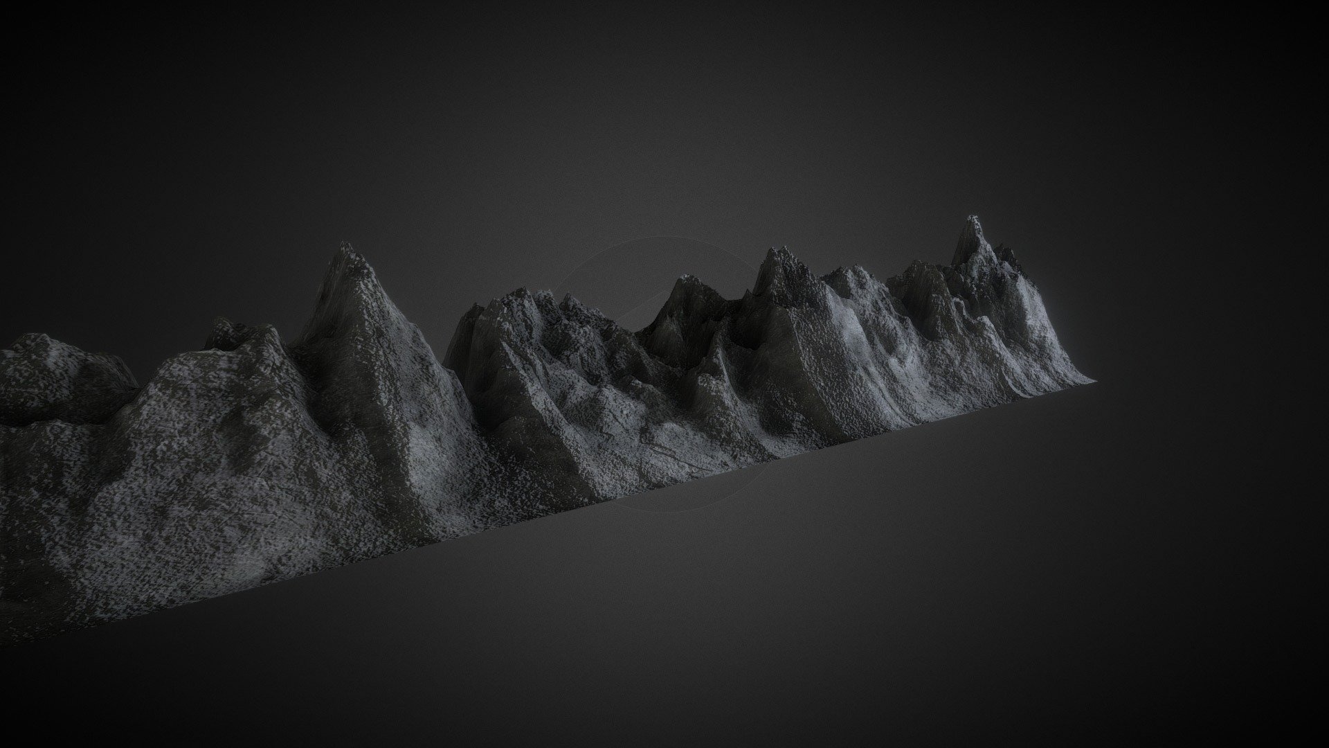 Mountain Range - 3D model by Deathscare [691251a] - Sketchfab