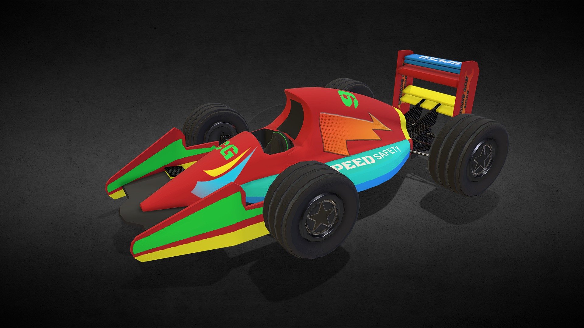 Toy Racing Car - 3D model by WebDev Wdc (@Webskitters3D) [6912e54 ...
