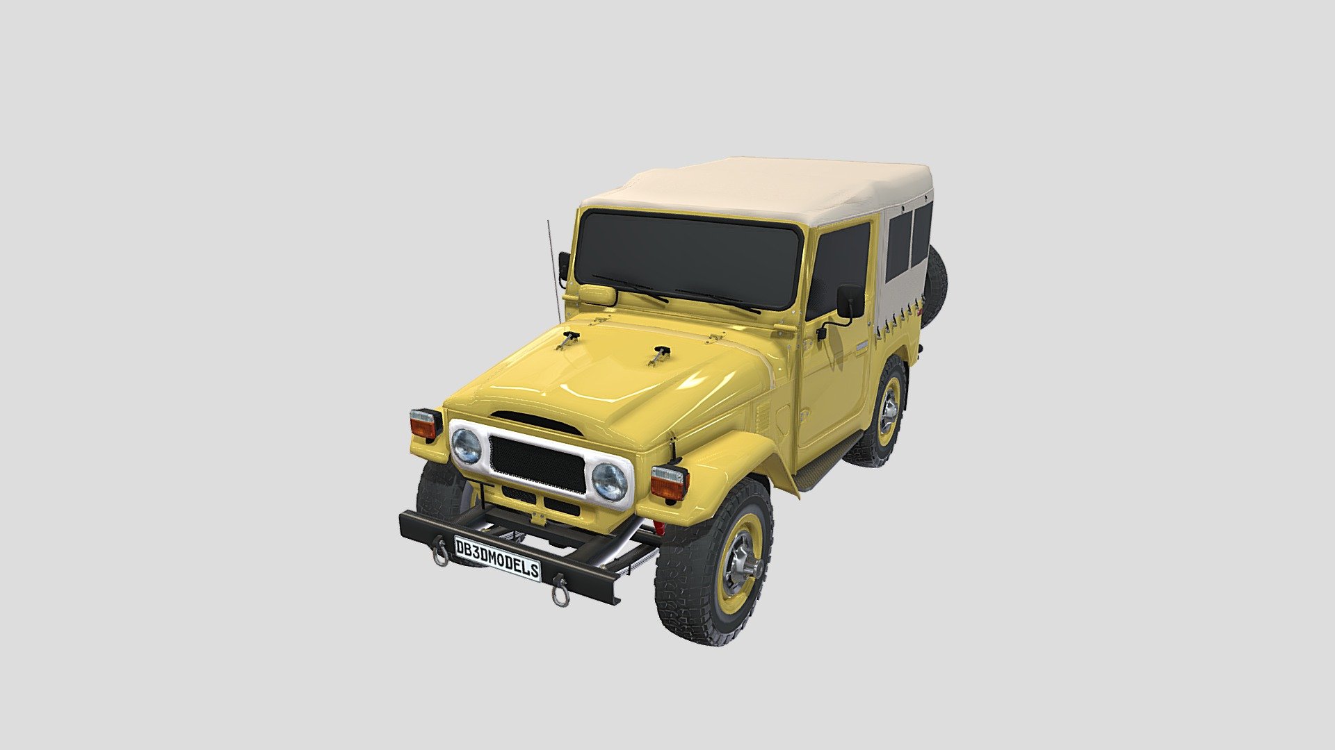 Generic 4x4 car v2 - Buy Royalty Free 3D model by dragosburian [6913b34 ...