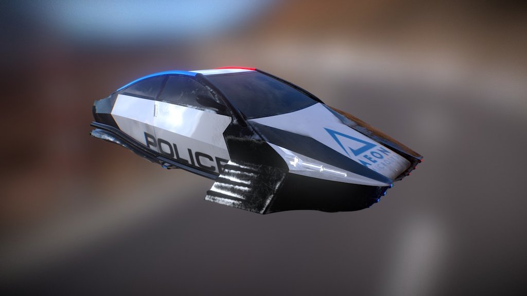 AEON Project - Police Car - 3D model by Jean-Hugues Bouvrette (@jugz ...