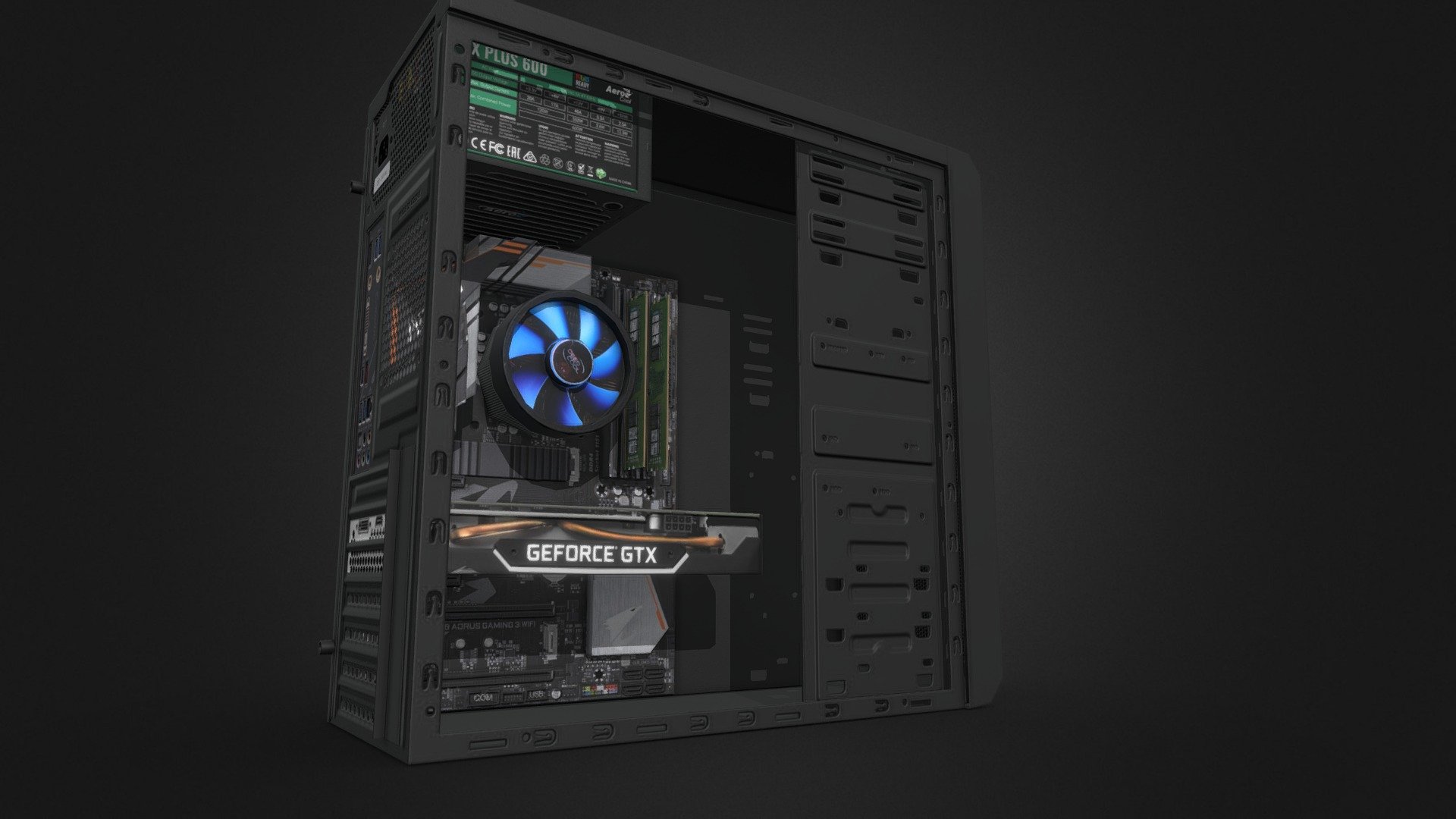 Office PC - Download Free 3D model by fluffyw0lf [69188a4] - Sketchfab