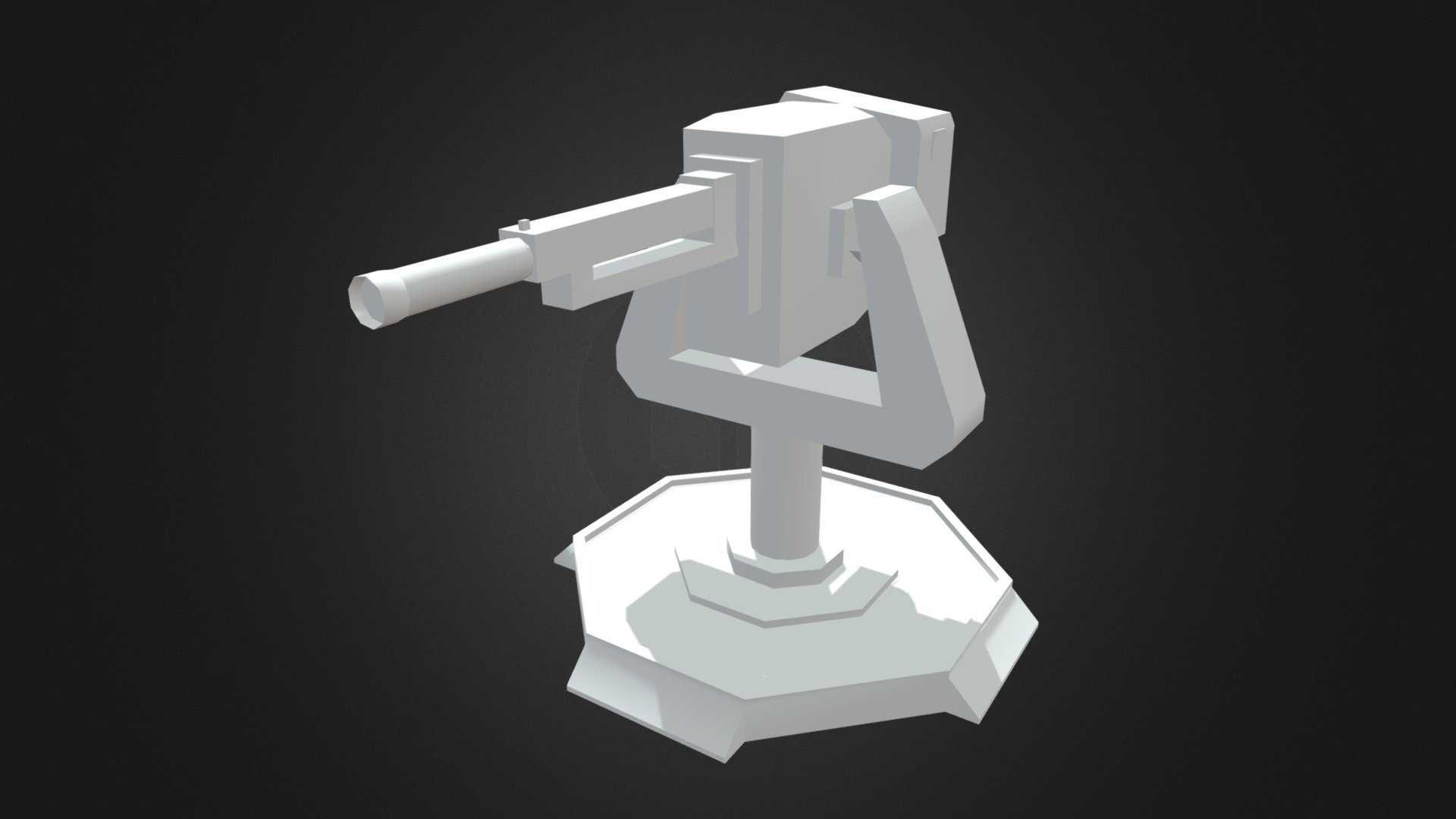 [Old] Low Poly Turret - Download Free 3D model by angeloworks [6919cca ...
