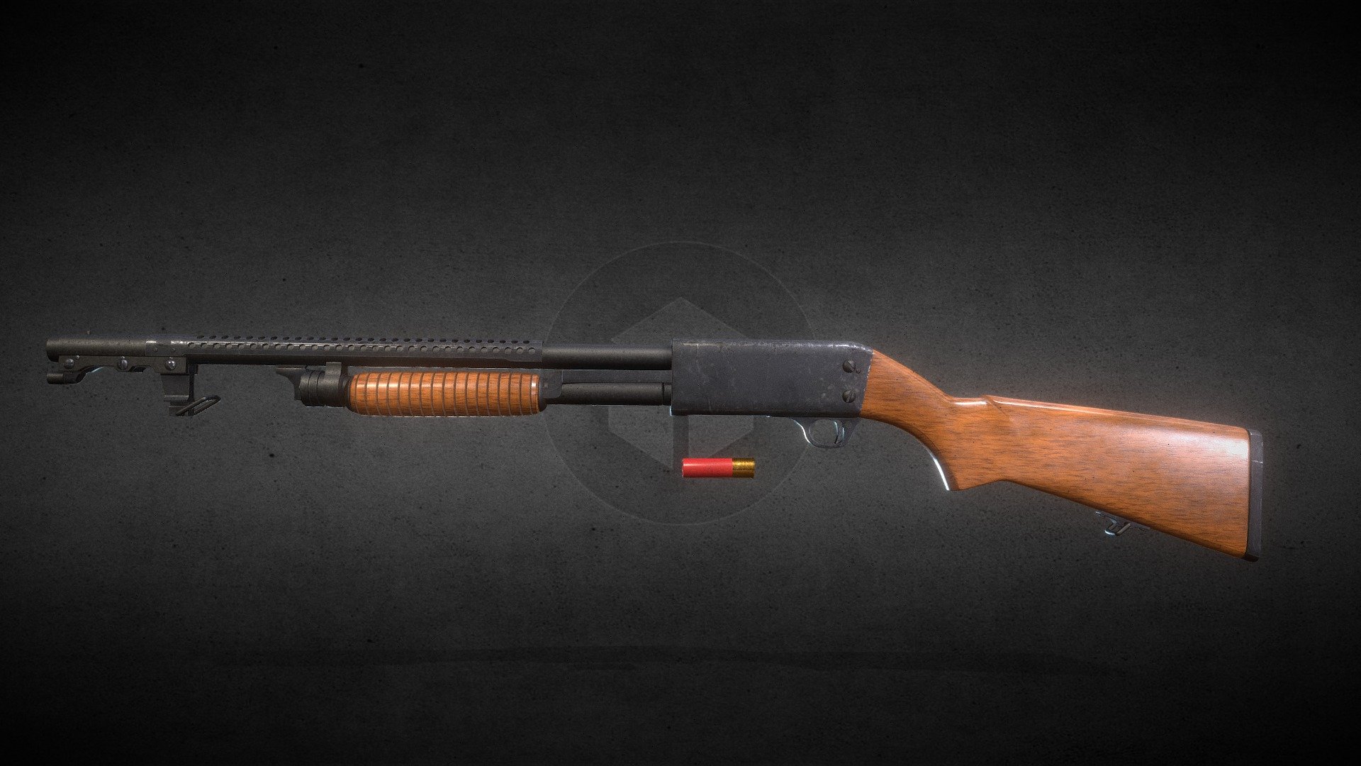 Ithaca M37 Shotgun - 3D model by Viltra [691c068] - Sketchfab