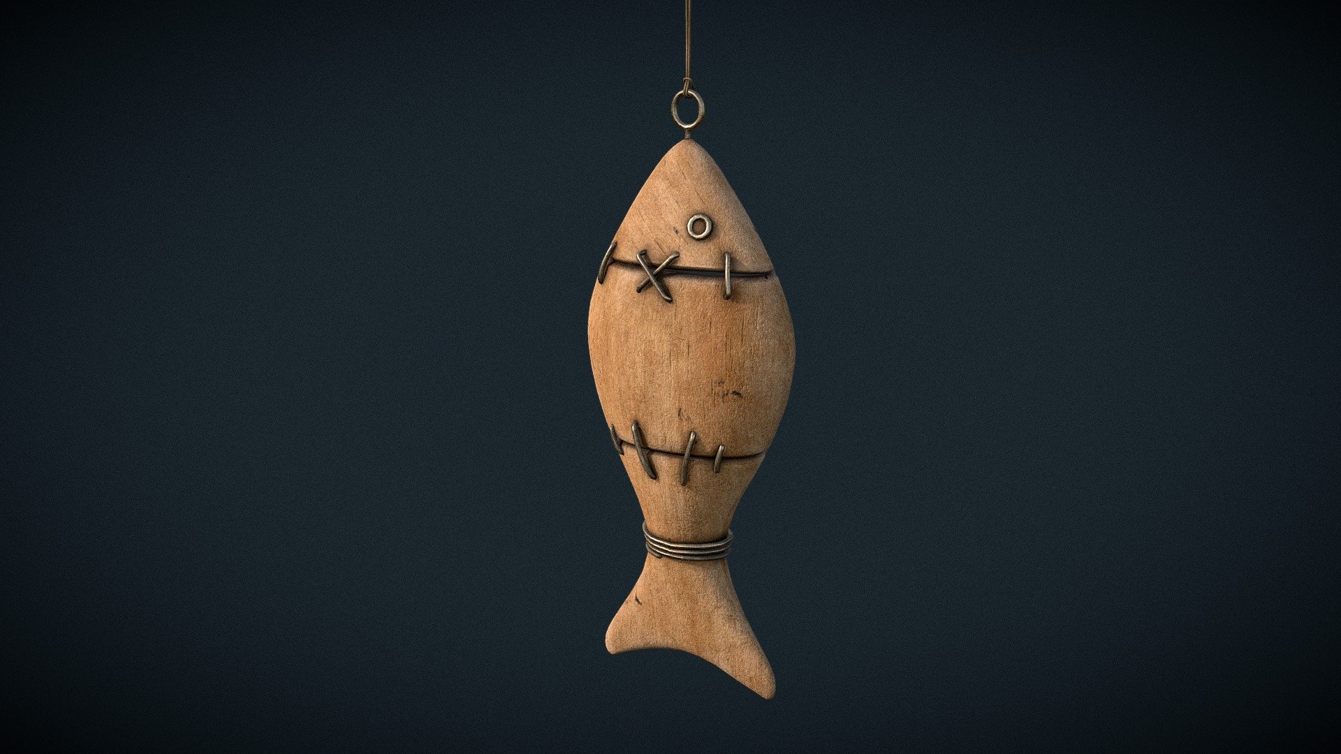Wooden fish - Download Free 3D model by Robert Kotsch (@robertkotsch ...