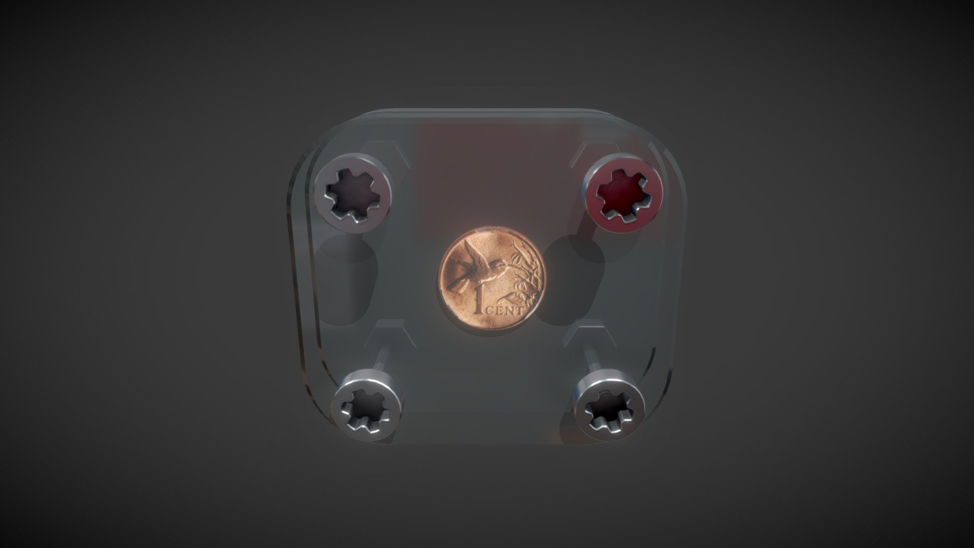 Demonetised One Cent Coin - 3D model by Dingole (@lo9ic) [691d913 ...
