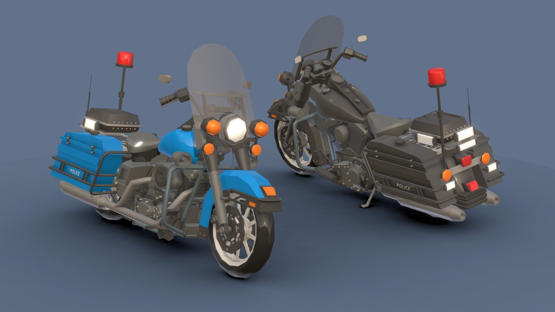 Low- Poly Motorcycle # 6 - 3D model by Sidra (@Sidramax) [691db59 ...