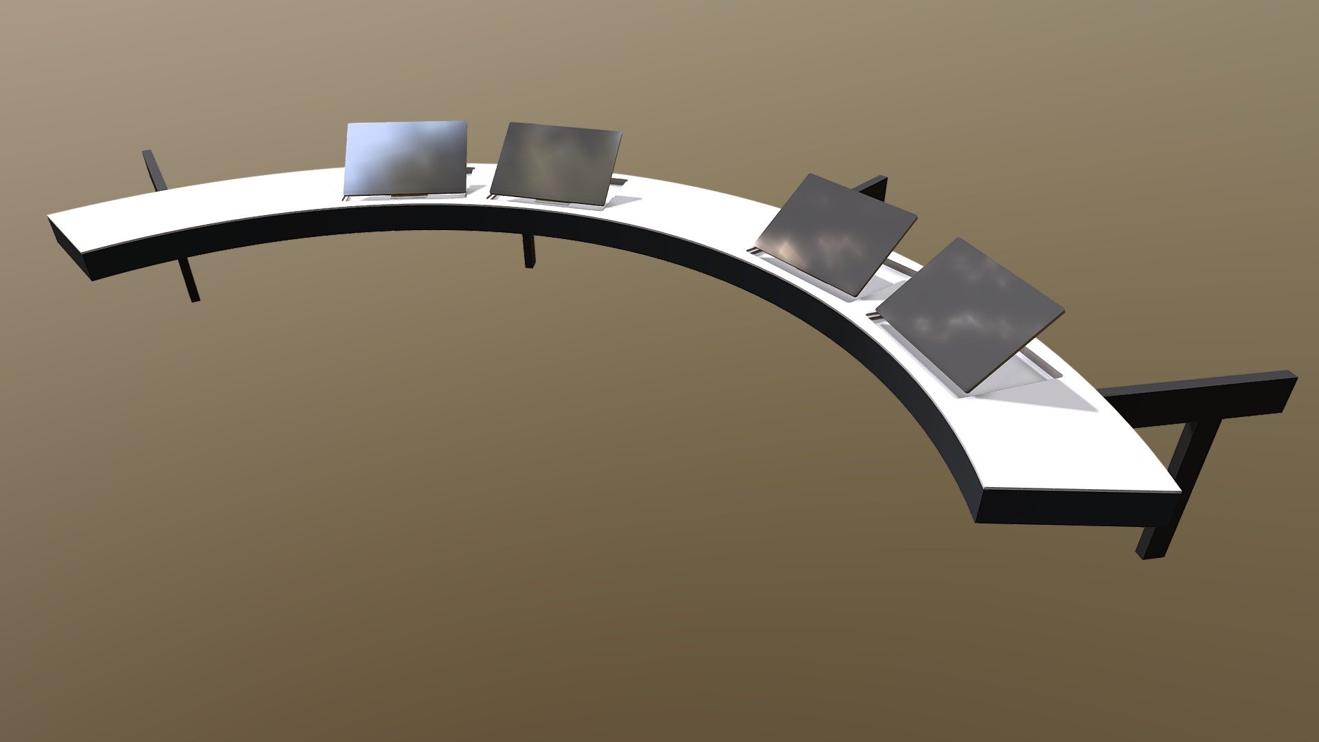 Console Table - 3D model by Concepts [691fa23] - Sketchfab