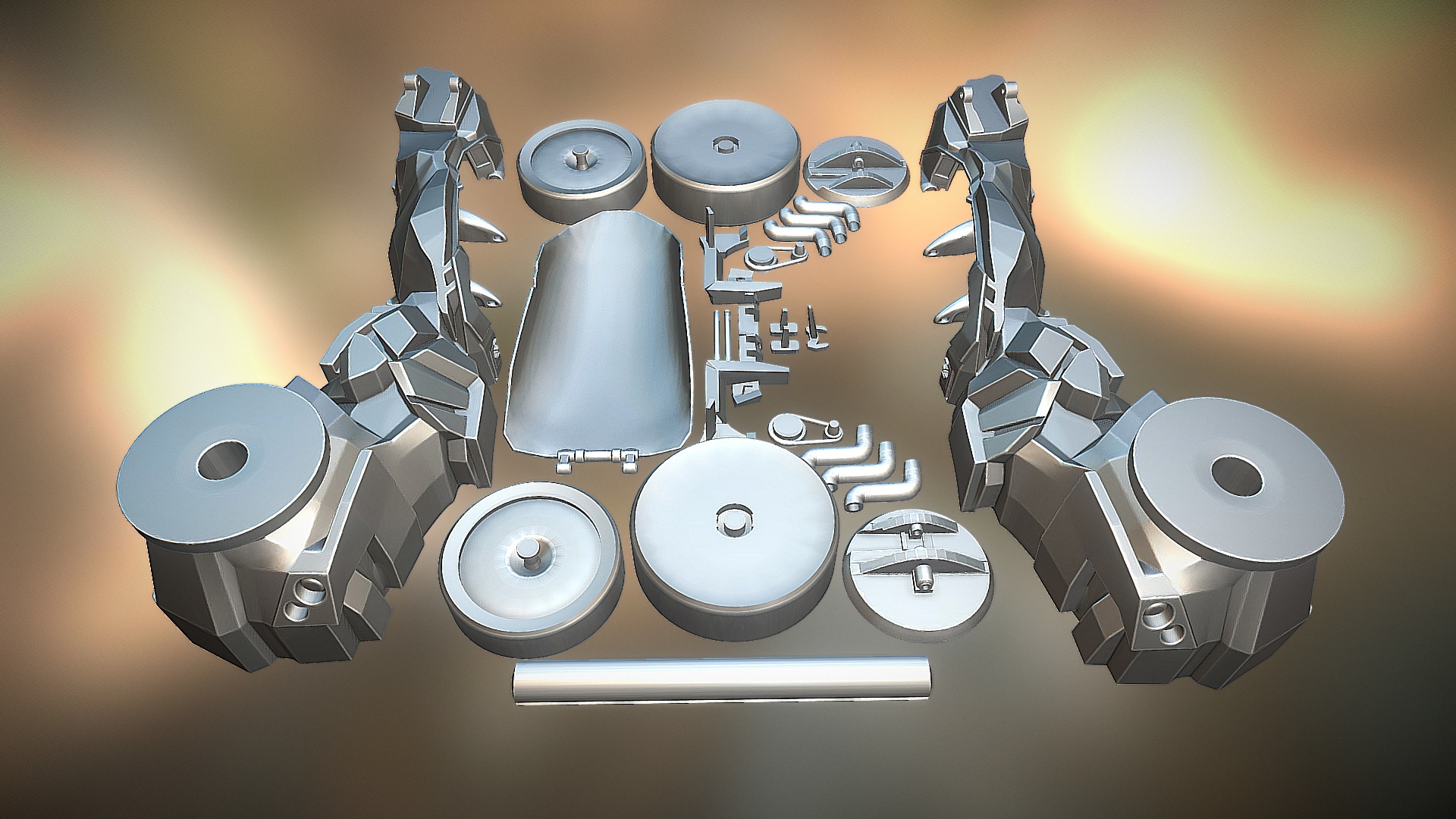 Futuristic Car STL (Download) - Download Free 3D model by 3DHaupt ...