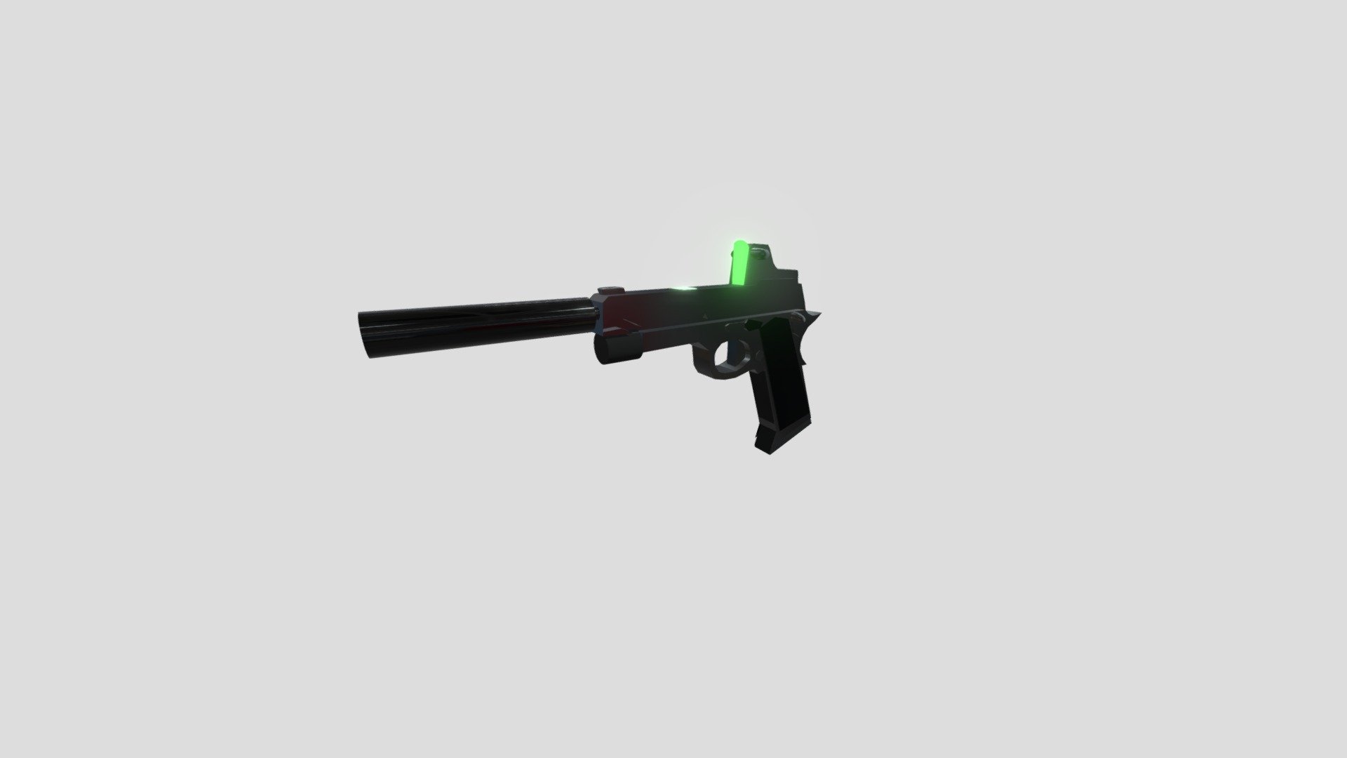 futur pistol style low poly - Download Free 3D model by aissblend21 ...