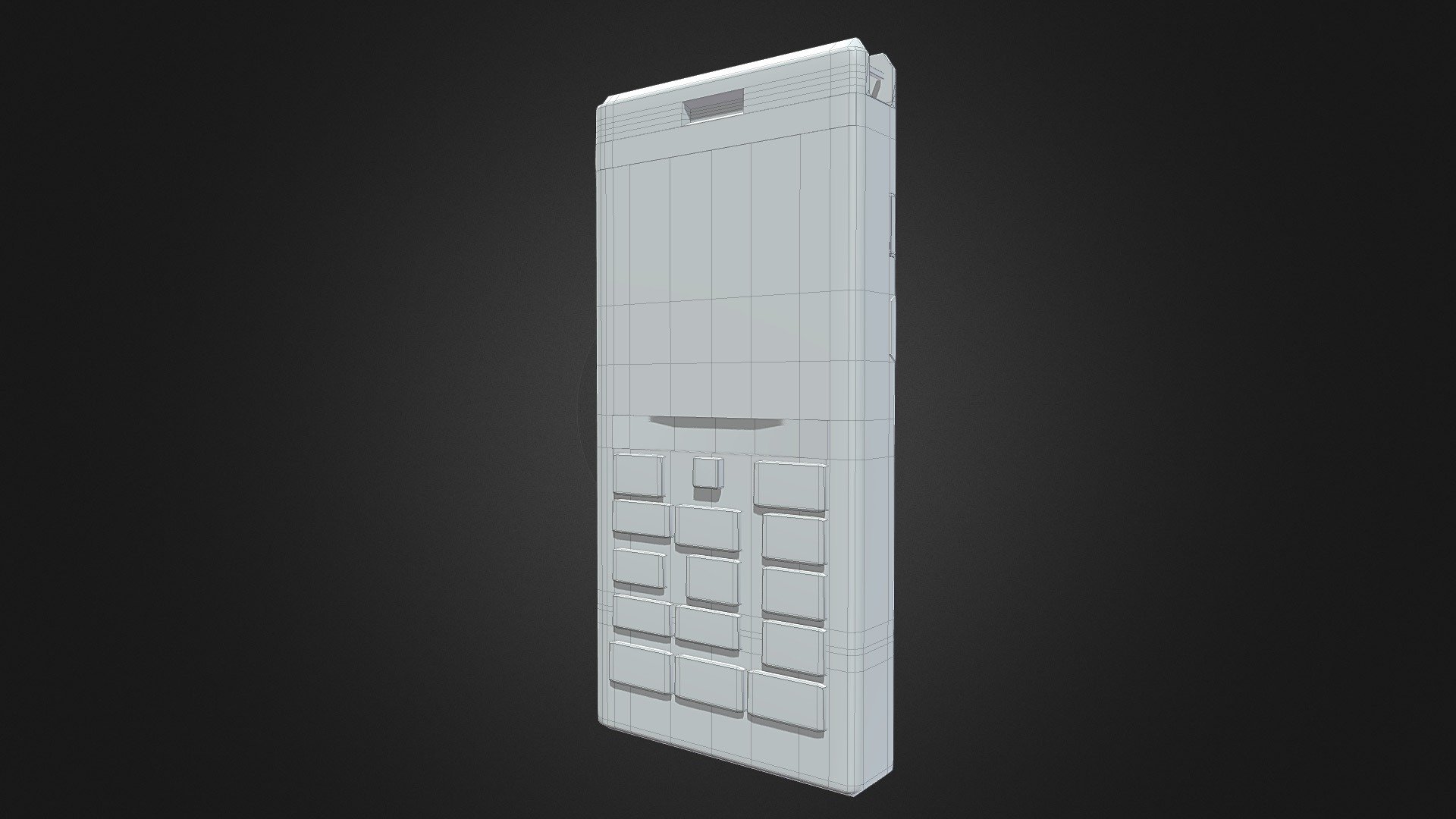 Keypad Mobile Phone untextured - Download Free 3D model by Vicki Lau ...