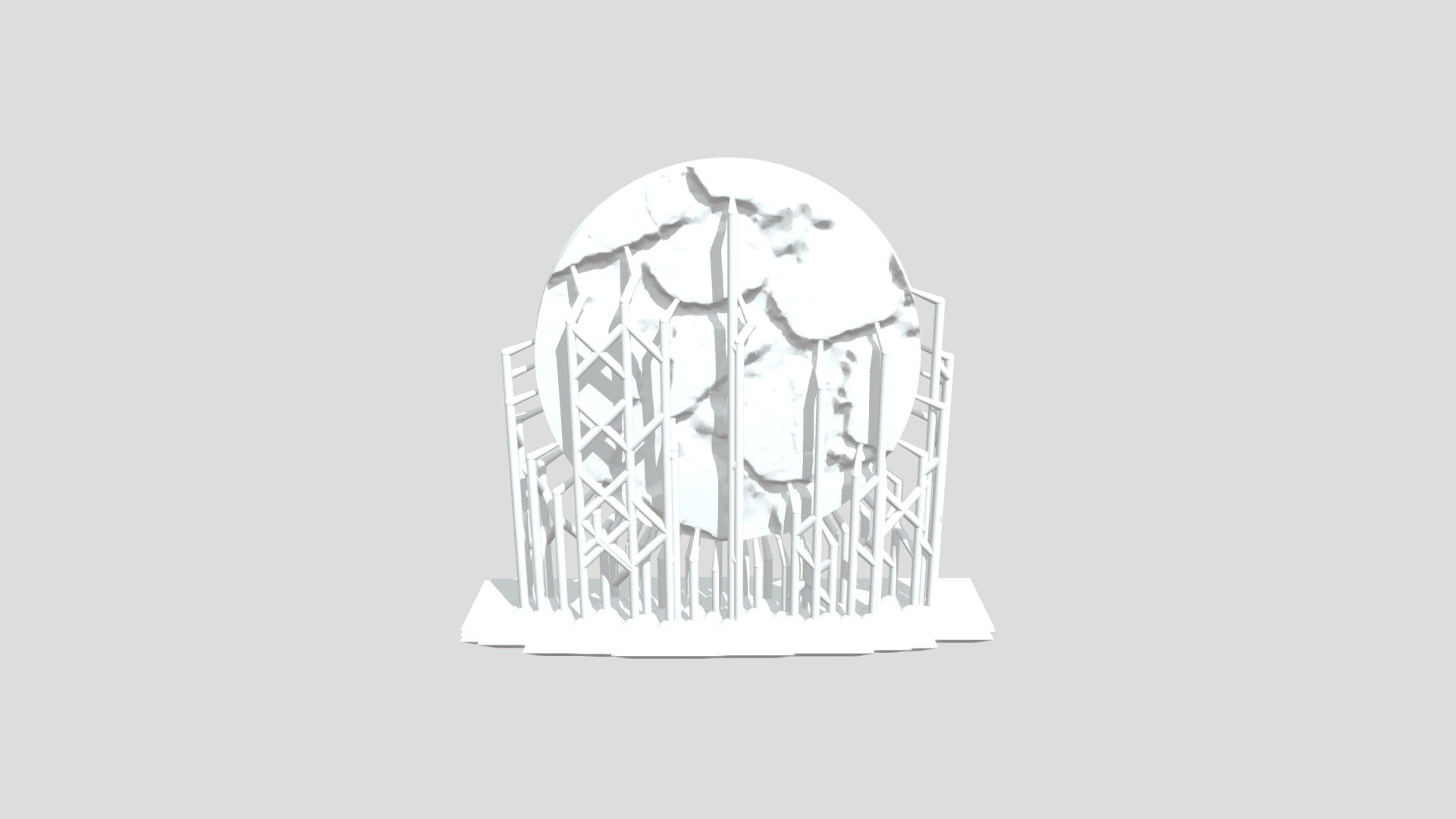 Decorative Base Flat Stone 2 In 1 Set - Download Free 3D model by ...