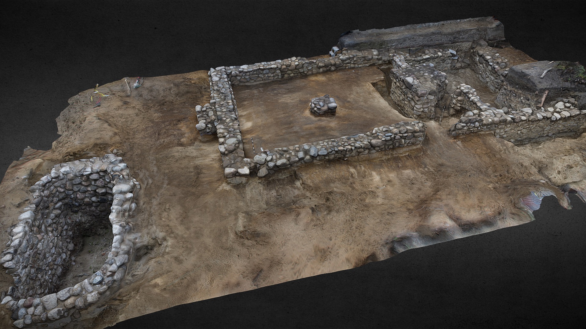 Archaeological site - 3D model by R. L. P. (@rlupi) [6927eb9] - Sketchfab