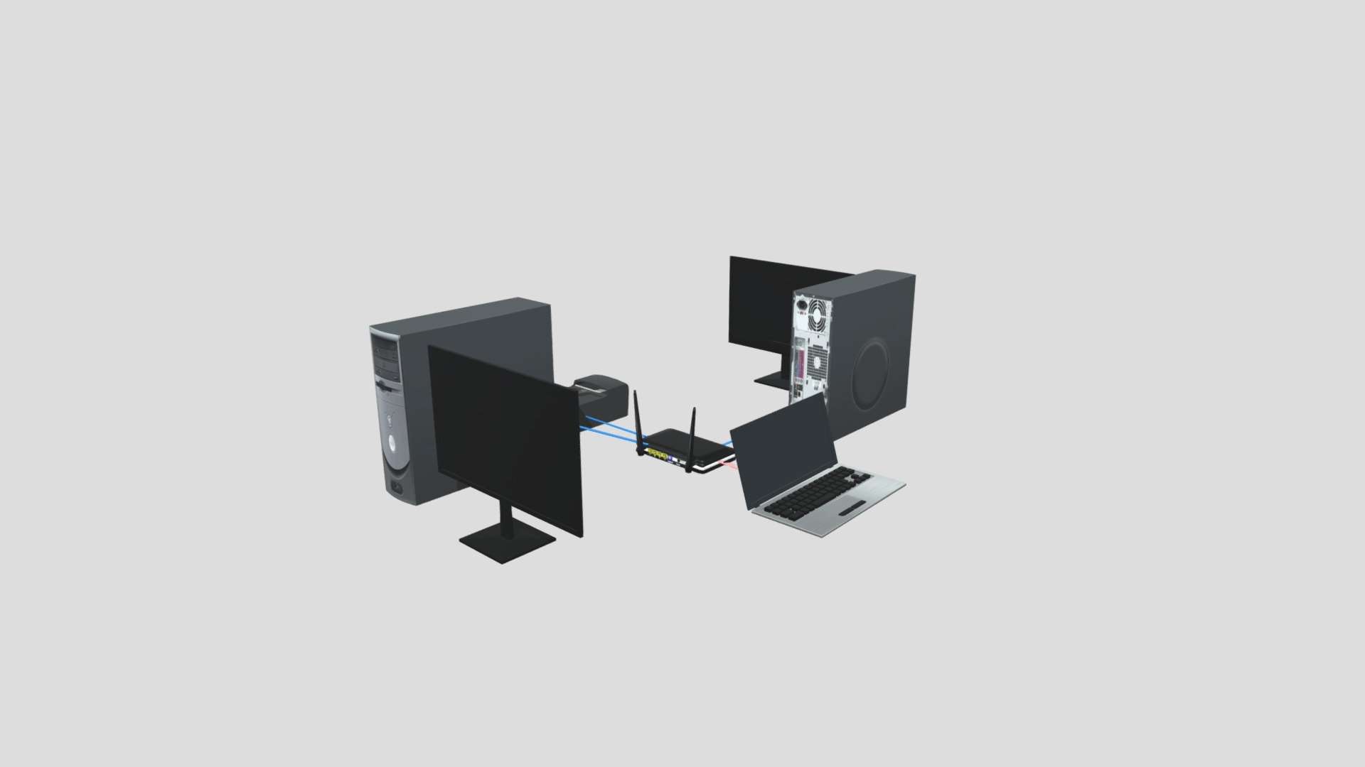 Computer Networking - 3D model by ARComputerFundamentals (@adilaijaz10 ...