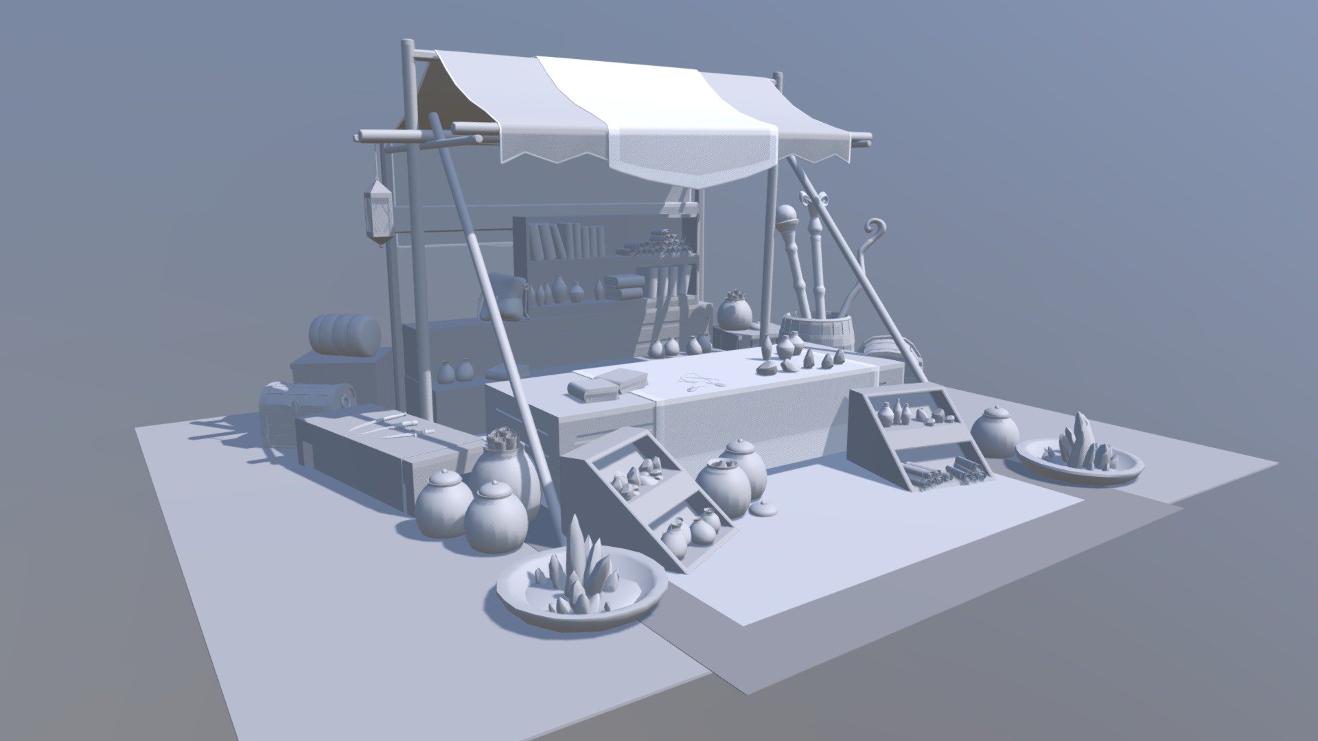 Magic Shop - 3D model by melissa_miller [692b710] - Sketchfab