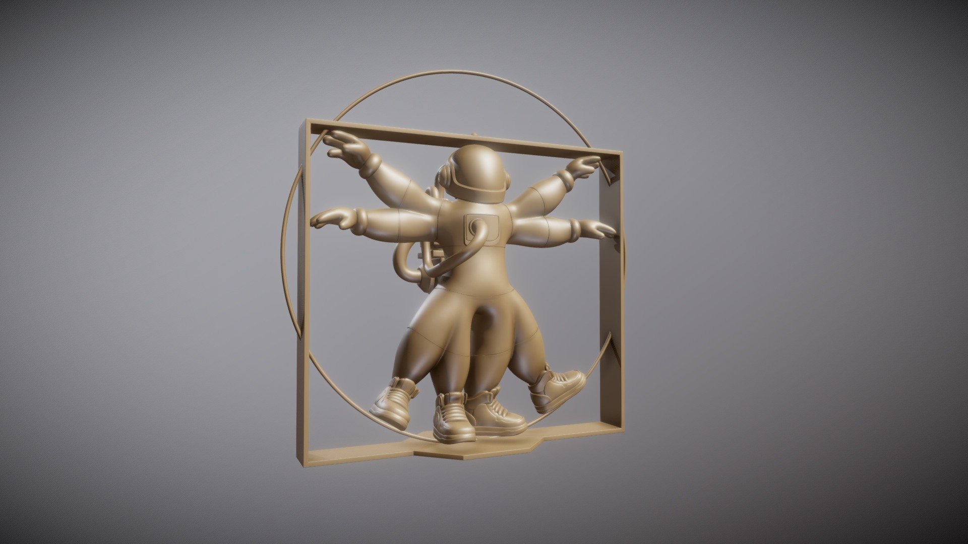 Vitruvian Nomad - 3D model by N0mads [692bb3a] - Sketchfab