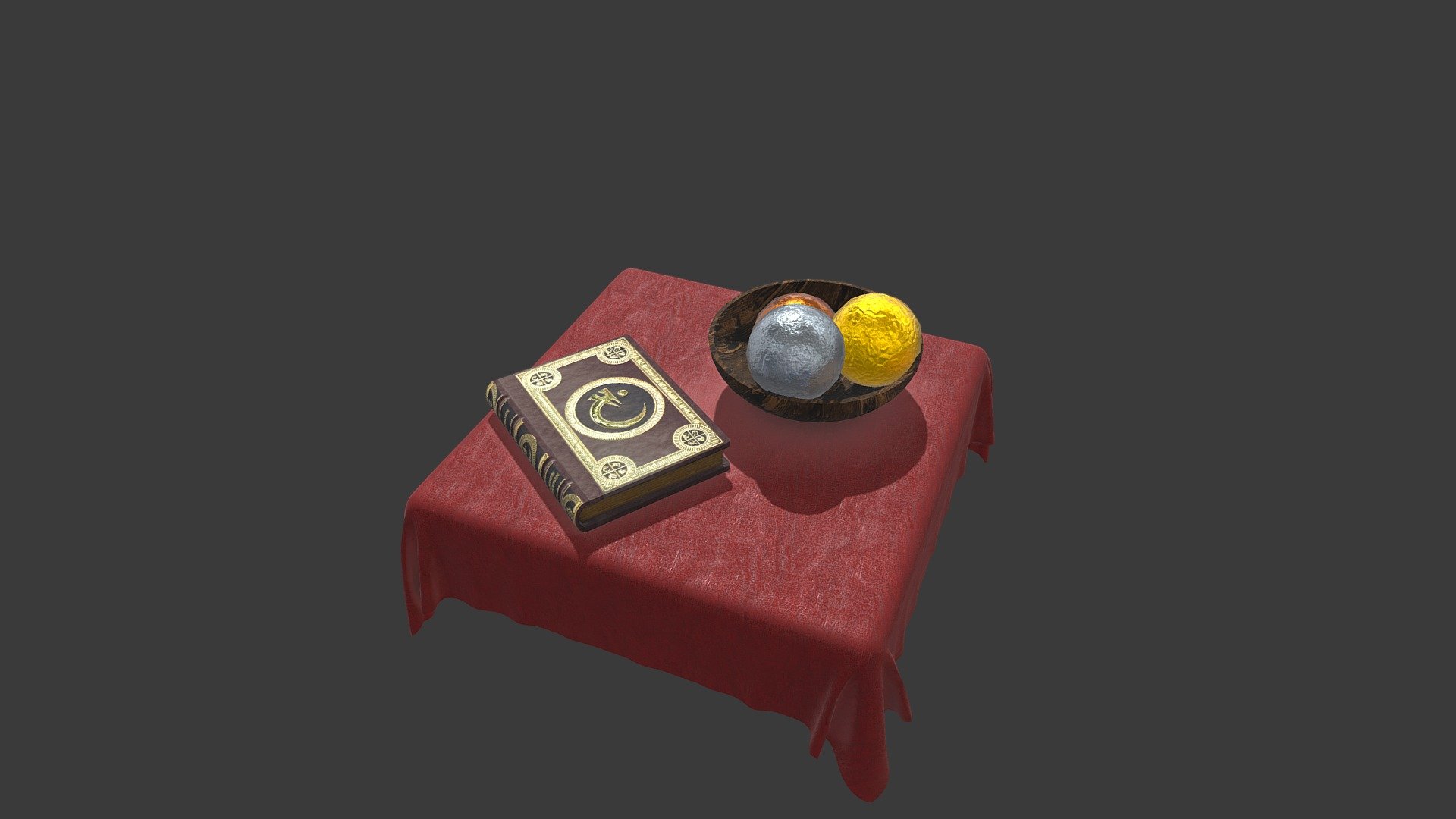 Wizard's Table - Download Free 3D model by BountifulGames [692f238] - Sketchfab