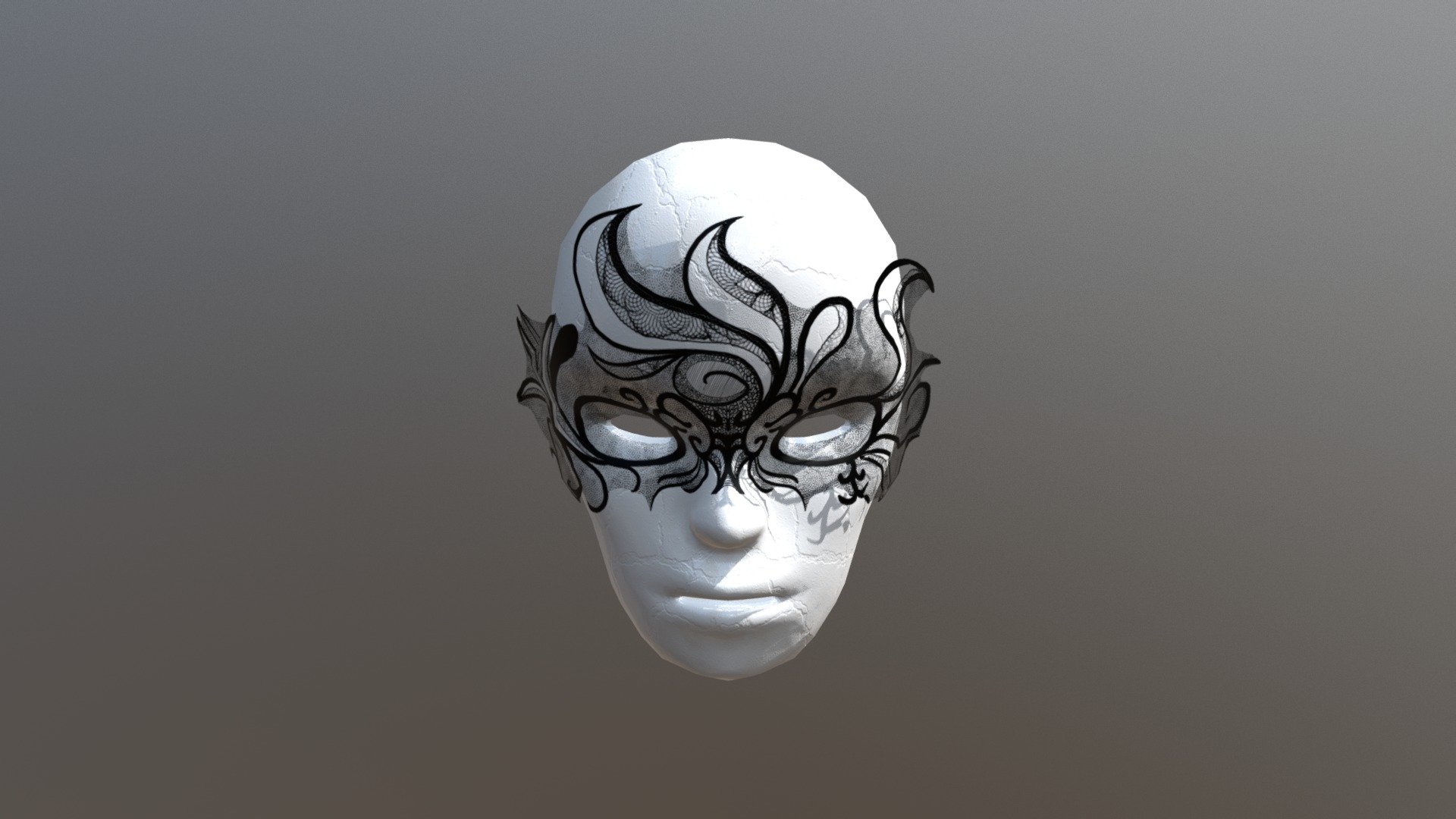 Masquerade Mask (day 2) - 3D model by campbell winslow ...