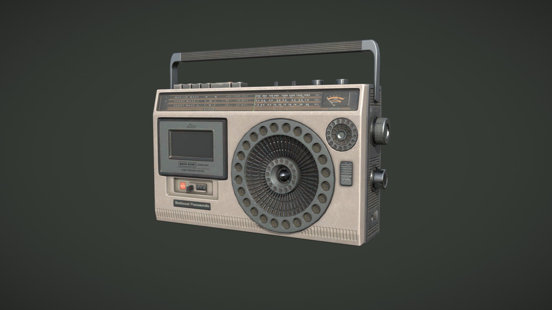 Radio - 3D model by Sino John (@Sino003) [6930faa] - Sketchfab