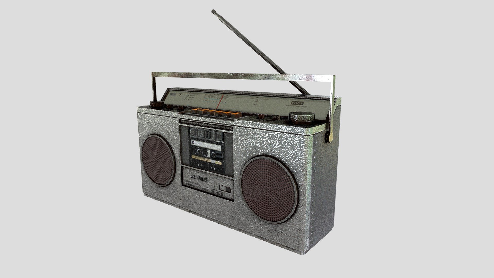 Boombox - Download Free 3D model by Hoody468 [69315cb] - Sketchfab