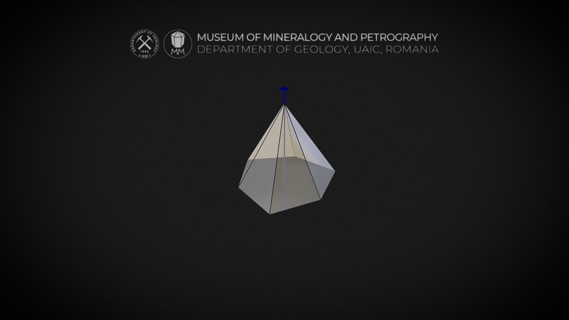 Ditrigonal pyramid (crystallography) - 3m - 3D model by Museum of ...