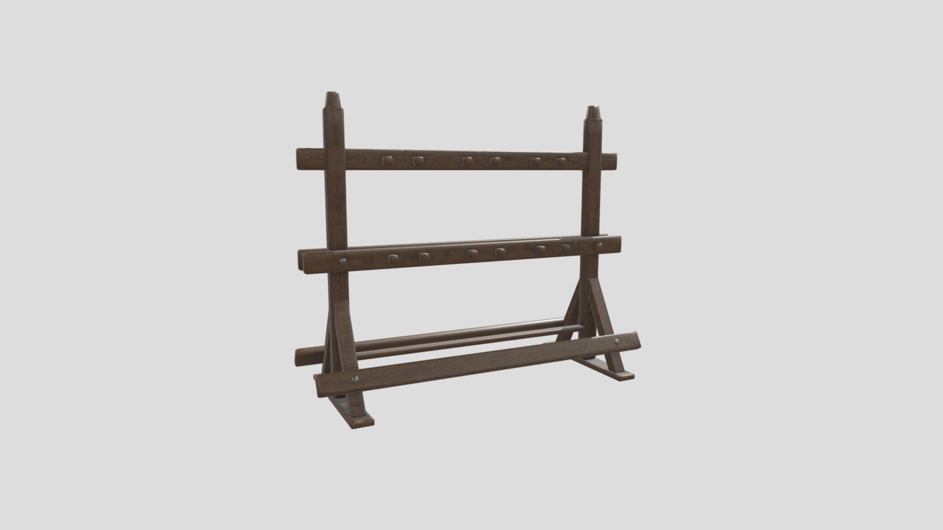 Empty Weapon Rack - Download Free 3D model by Cetoseto (@EdwardBroom ...