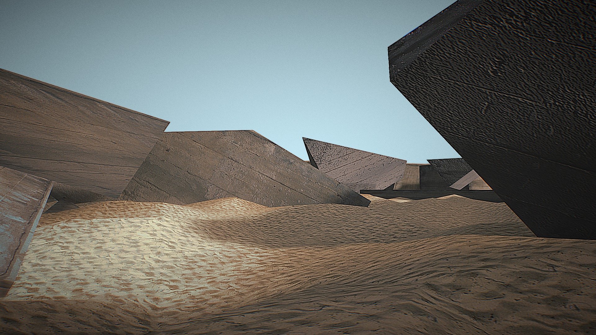 Concrete Game Map - 3D model by TRYFIELD [6933130] - Sketchfab